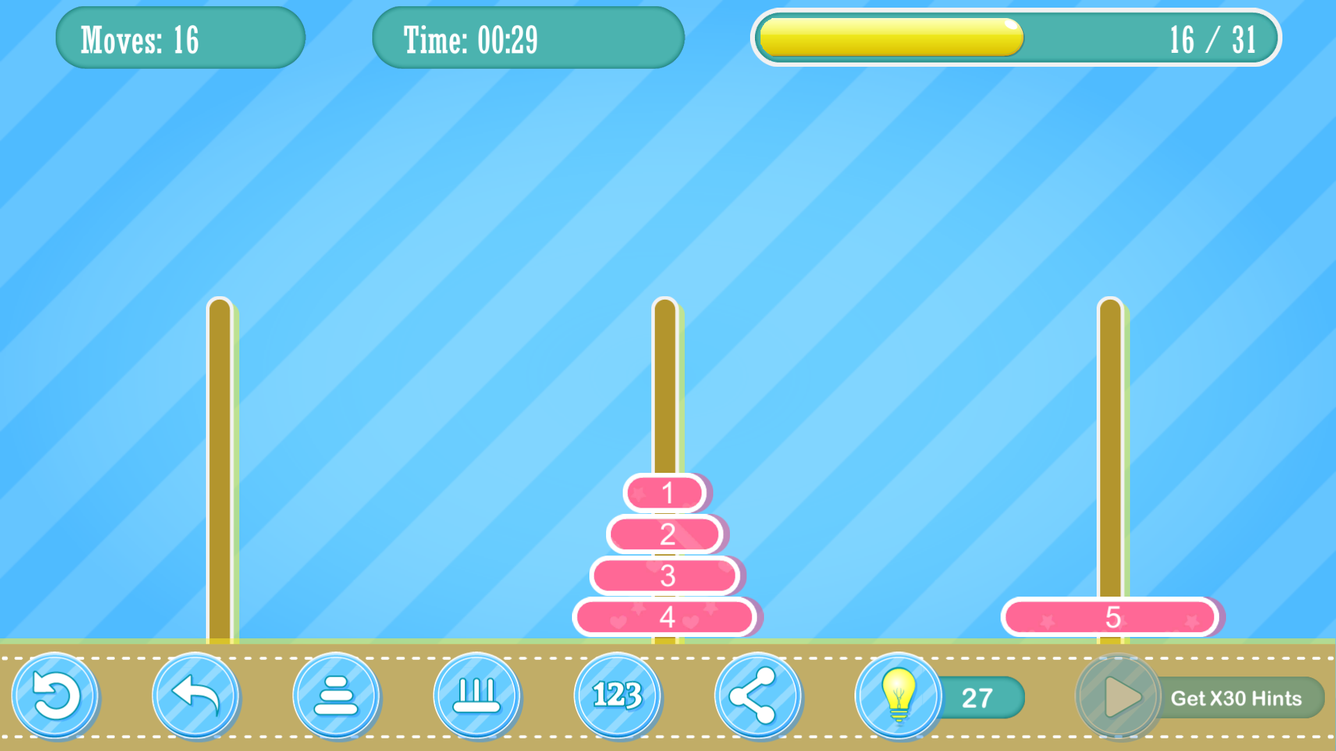 Hanoi Tower - App on Amazon Appstore