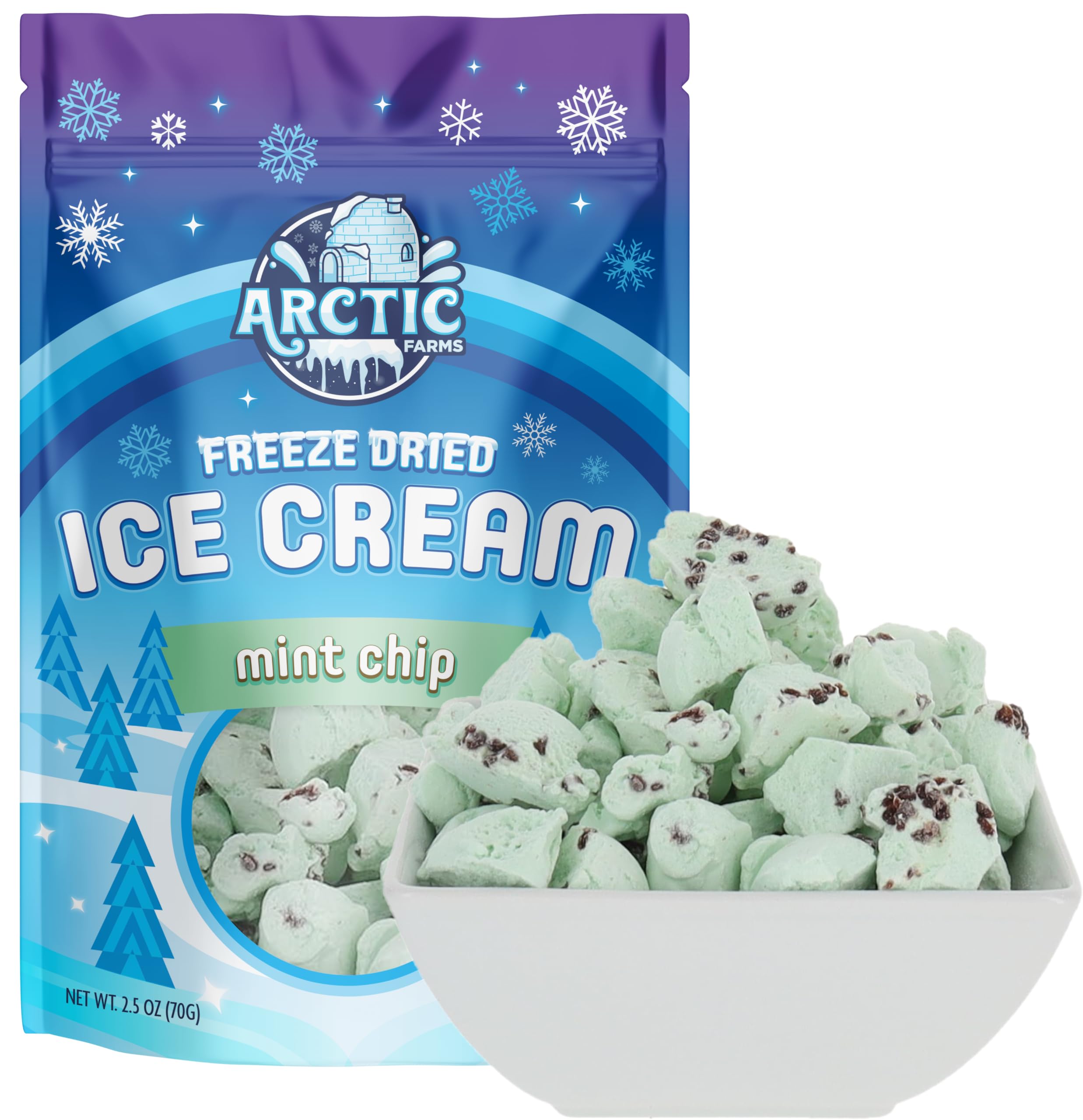 Amazon.com: Arctic Farms Freeze Dried Ice Cream Bits Bagged and Boxed ...