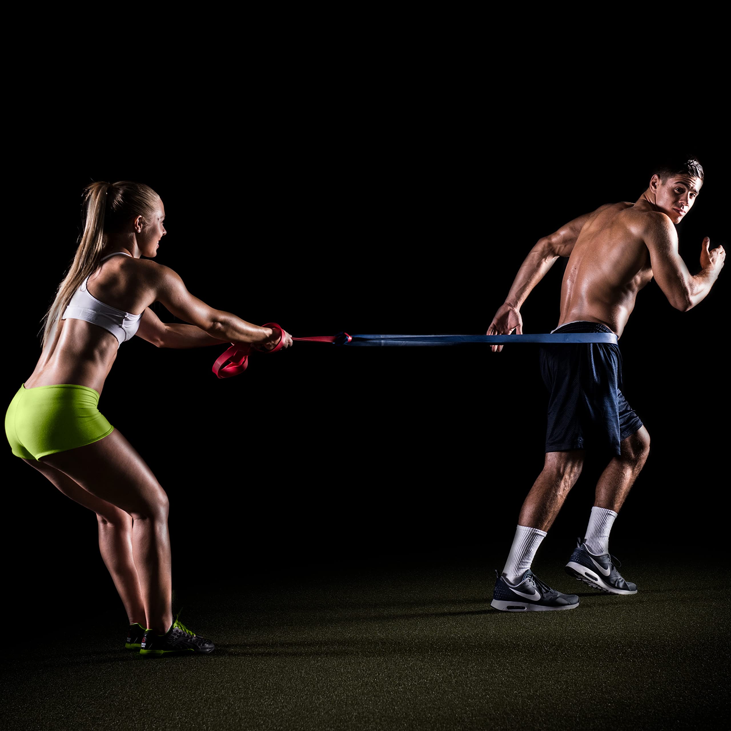 Snapklik.com : XFit Power Resistance Bands, Heavy Duty 41” Long For ...