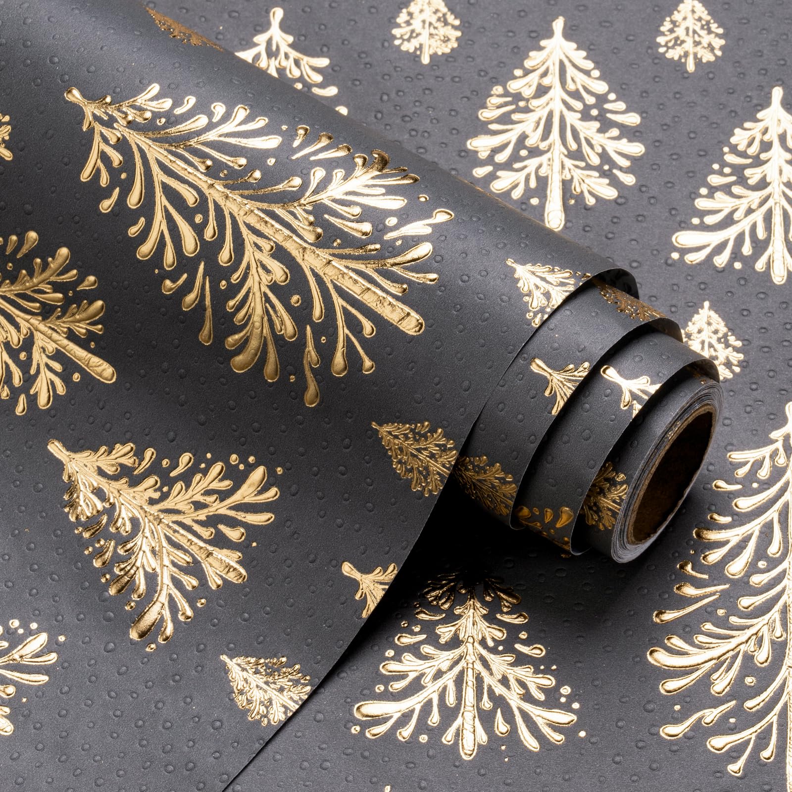 Snapklik.com : WRAPAHOLIC 3D Kraft Christmas Wrapping Paper Roll - Mini ...