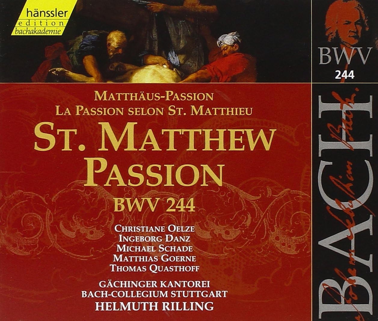 Bach: St. Matthew Passion: Rilling, Rilling; Bach-Collegium Stuttgart ...