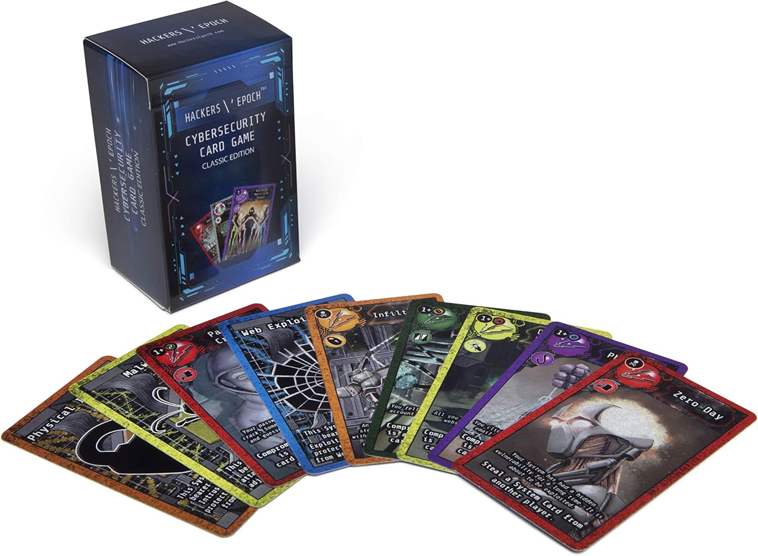 Amazon.com: Hackers ' Epoch Cybersecurity Card Game - Classic Edition ...