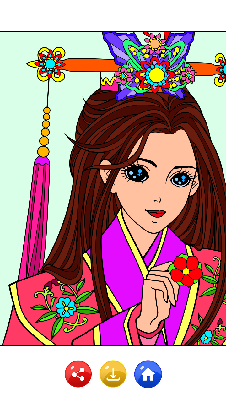 Korean Color By Number Book For Adults - App on Amazon Appstore