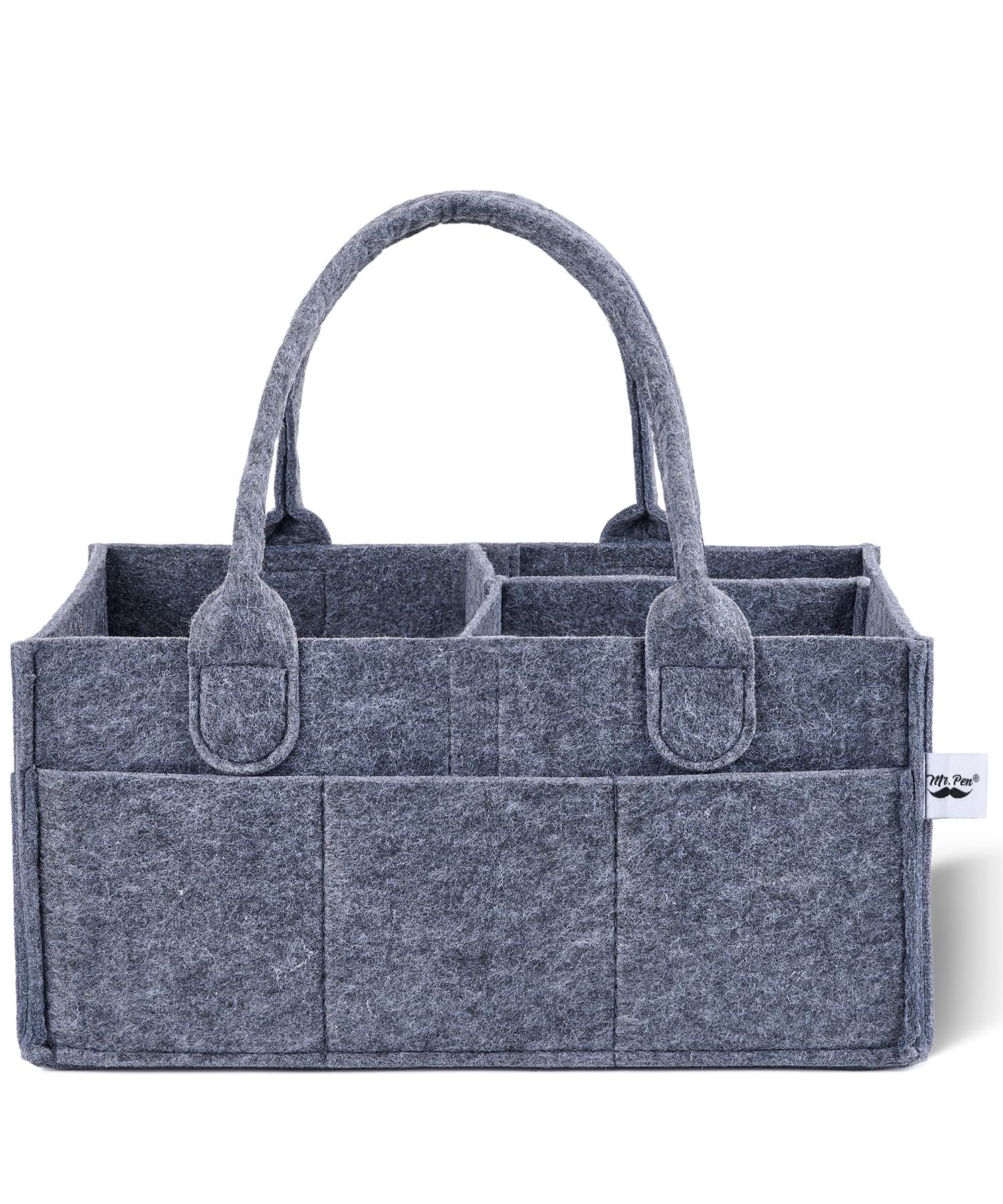 Amazon.com: Mr. Pen- Baby Diaper Caddy Organizer, Charcoal Gray, Diaper ...