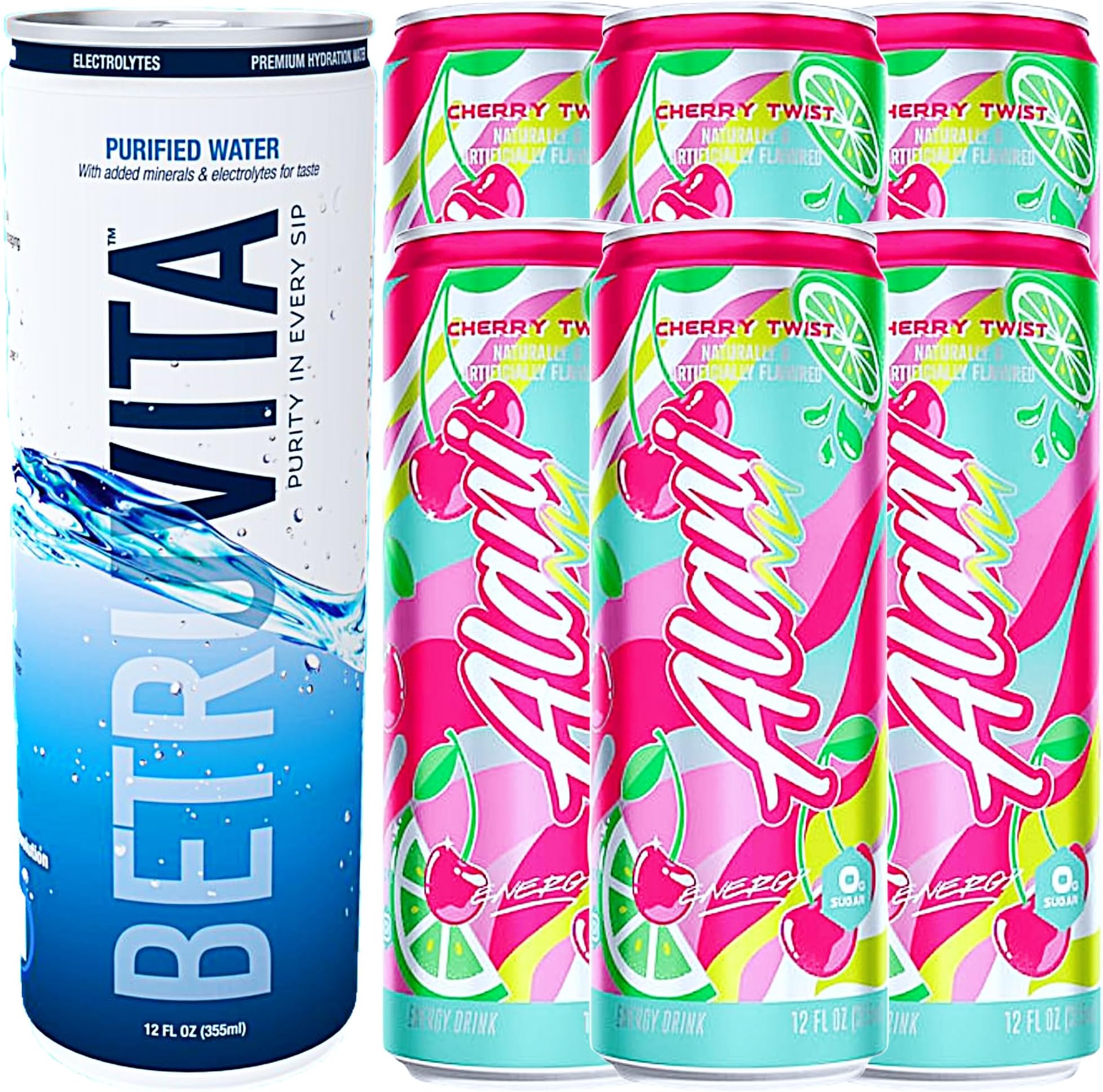 Amazon.com: Alani Mini Energy Drink, 8.4 Fl Oz, 12 Count (Cherry Slush)