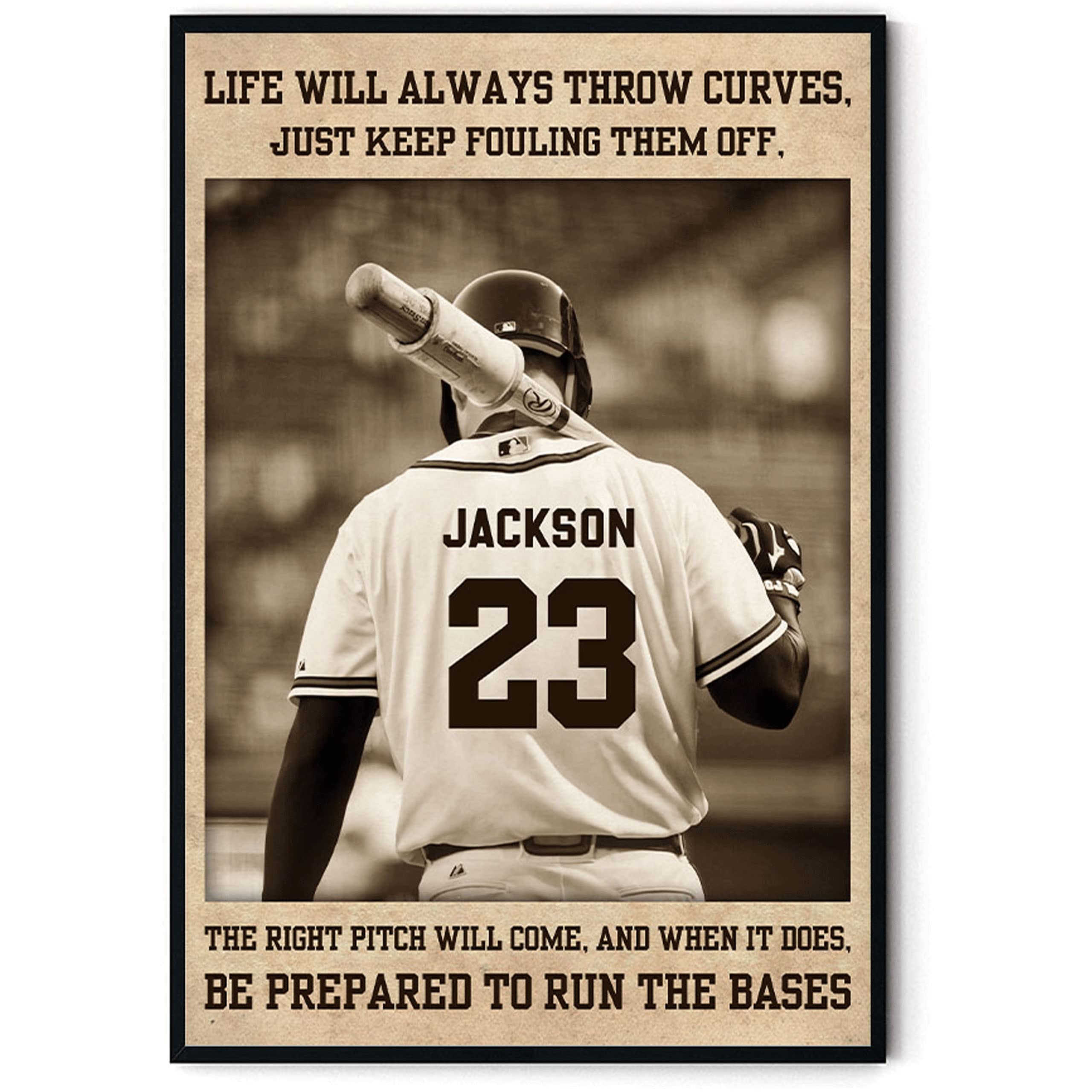Motivational Baseball Posters