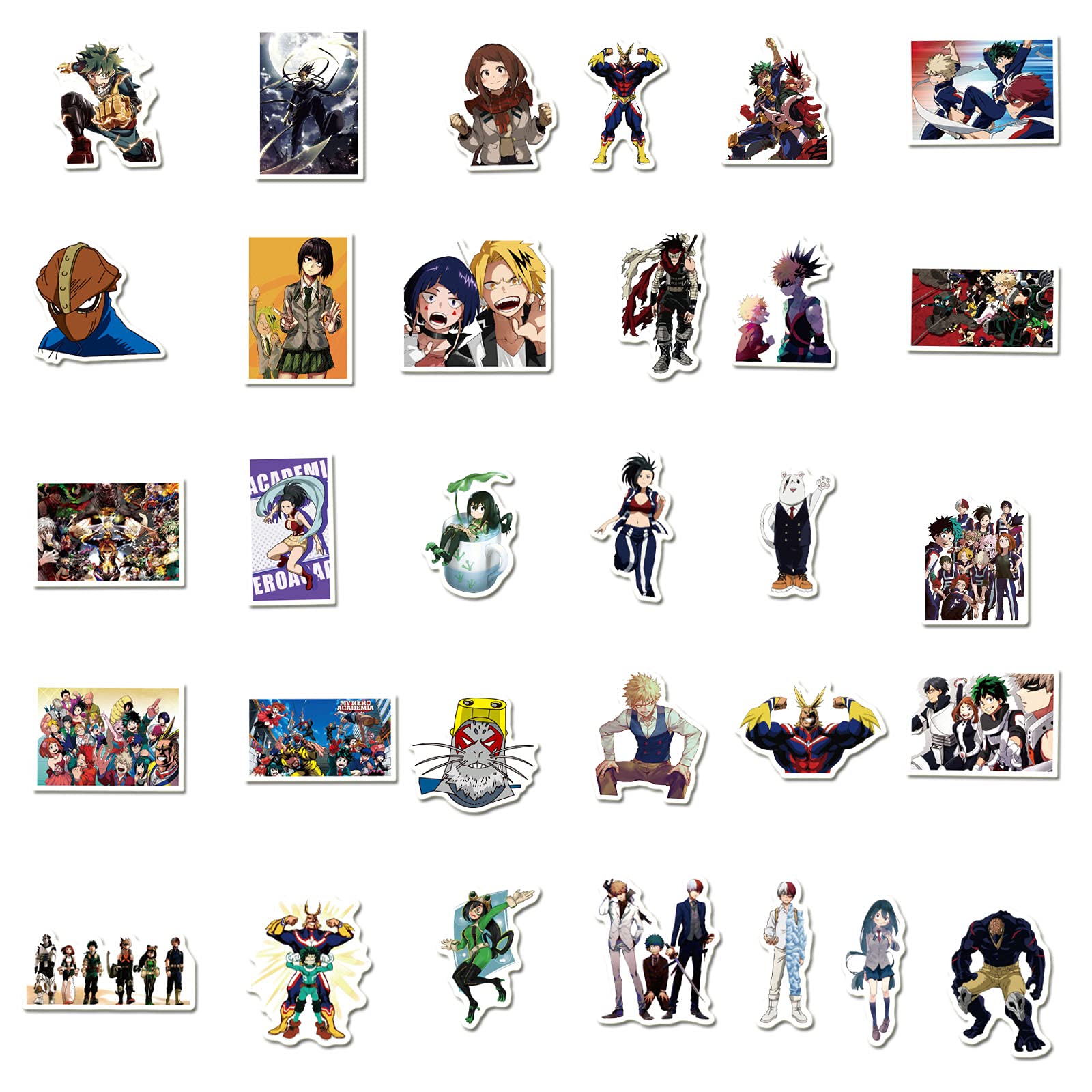 My Hero Academia Stickers 150PCS Cool Anime MHA Decor for Water Bottle ...
