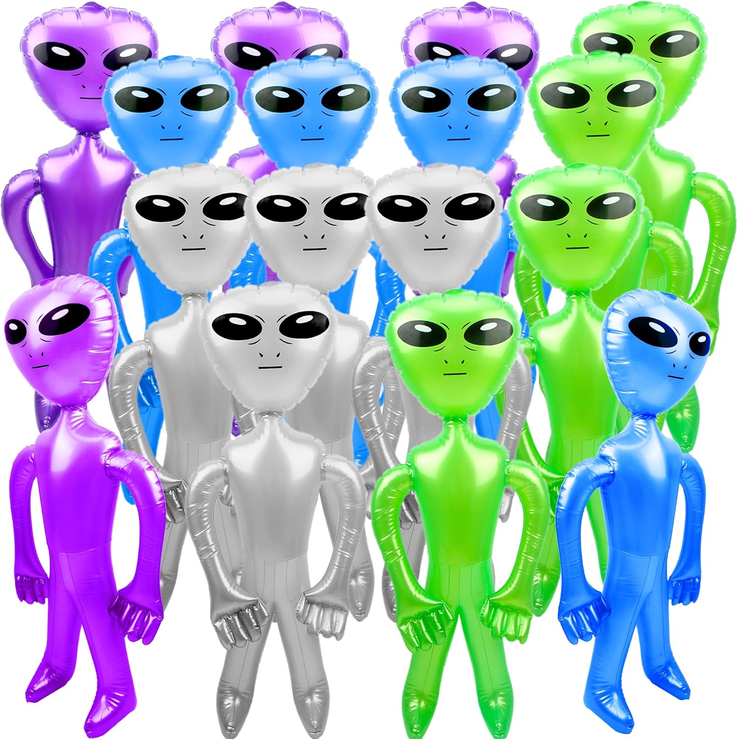 Amazon.com: 16 Pcs 35 Inch Halloween Inflatable Alien Jumbo Inflate ...