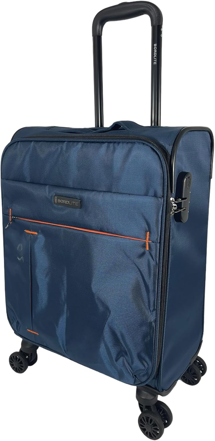 Bordlite Soft Sided Cabin Approved Hand Luggage Suitcase - Extendable ...