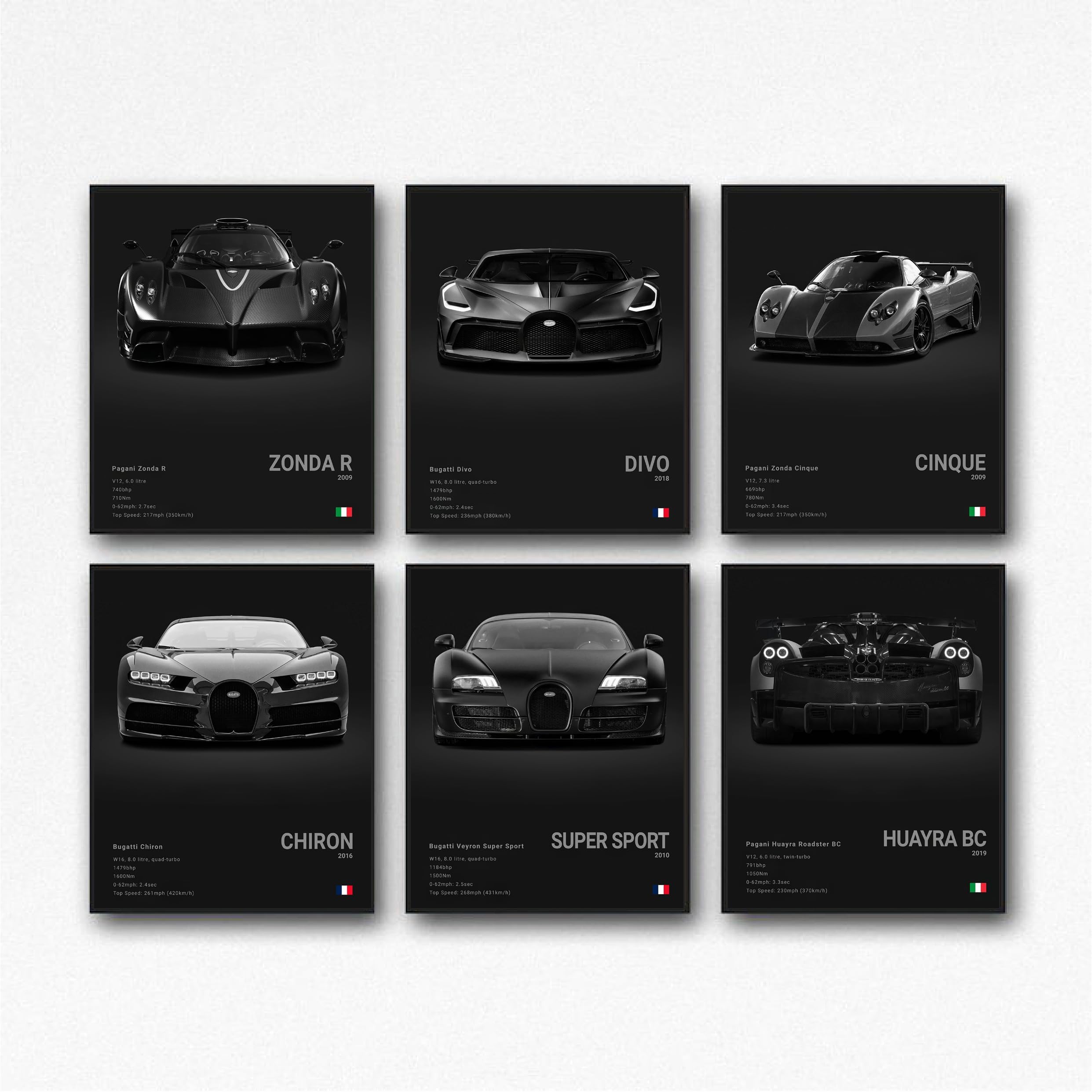 Amazon.com: Super Car Poster Racing Car Wall Art For Home Decor Car ...