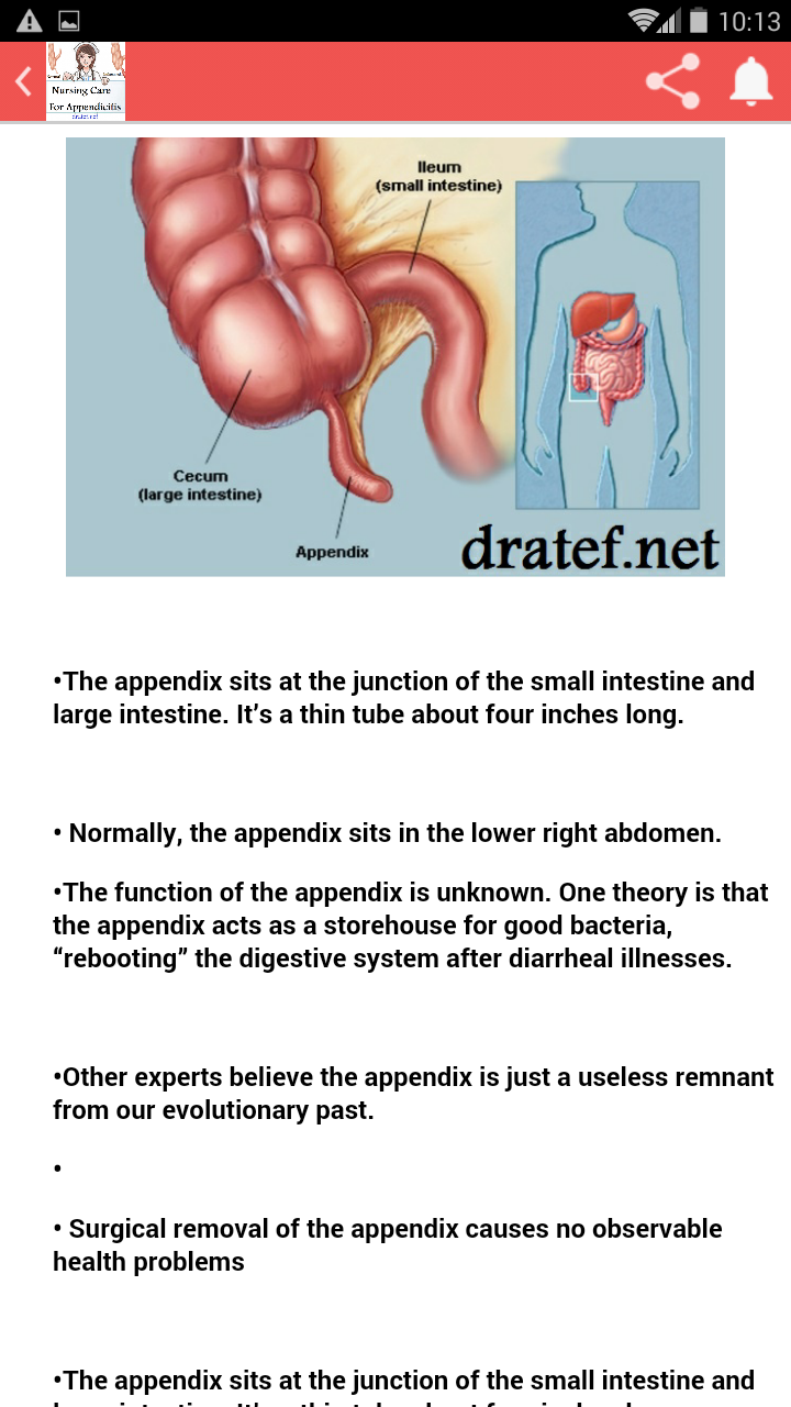 Nursing Care For Appendicitis - App on Amazon Appstore