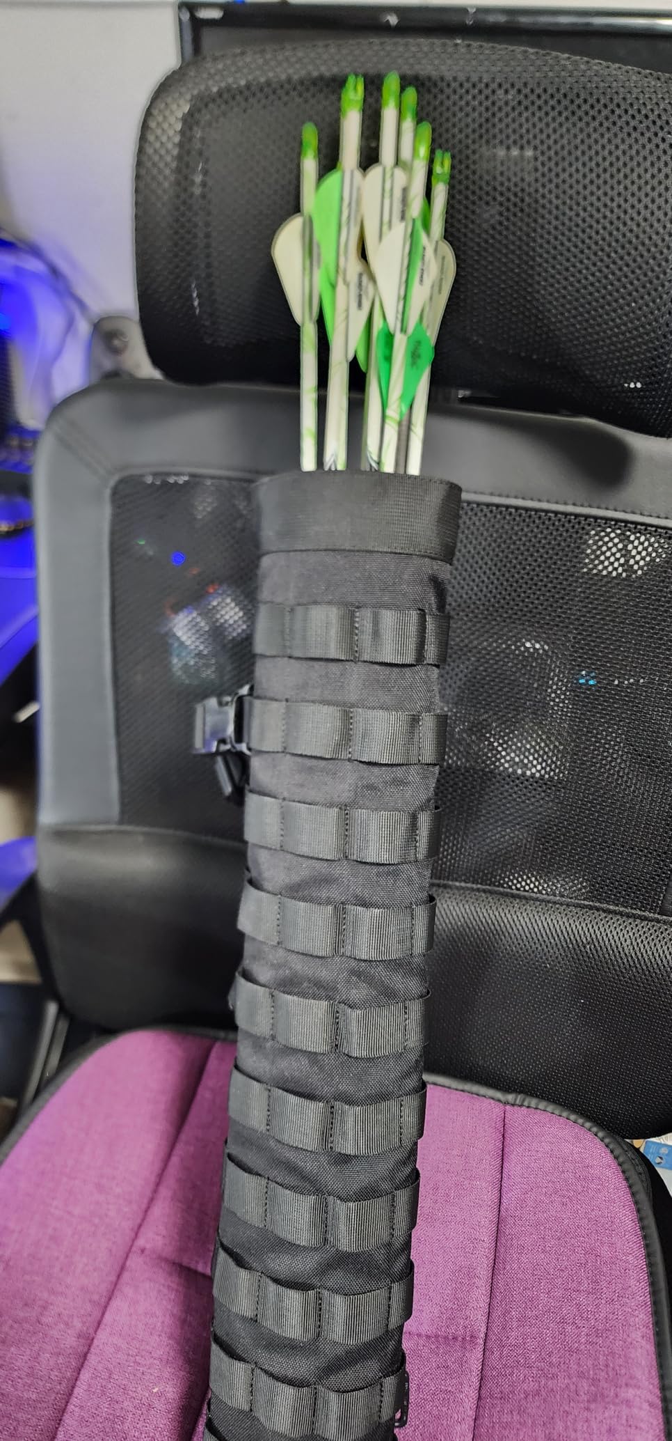 Amazon.com : JIALUCONG Black Tactical Quiver for Arrows with Molle ...