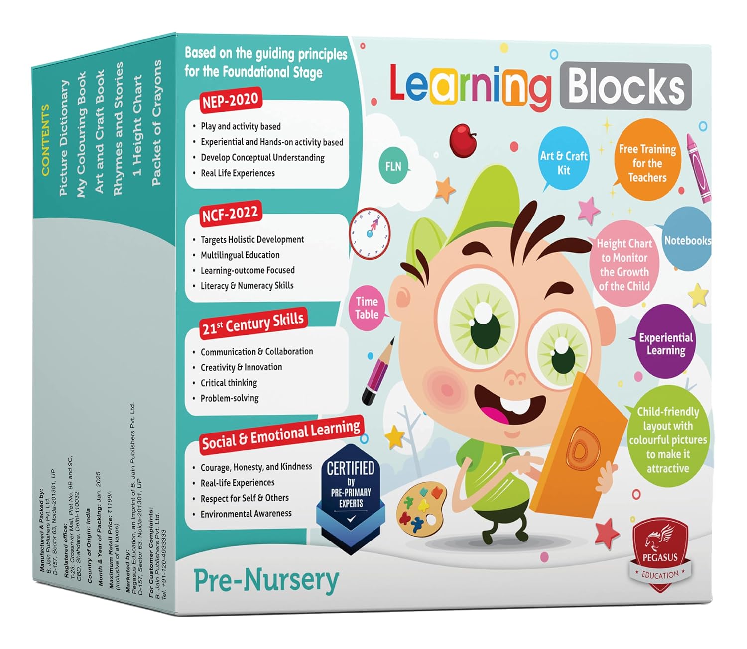 Amazon.in: Buy Pre-Nursery Learning Kit for 2+ Years | Certified by Pre ...