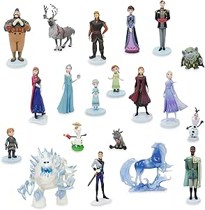 Amazon.com: Disney Frozen and Frozen 2 Mega Figure Set Toy Figure ...