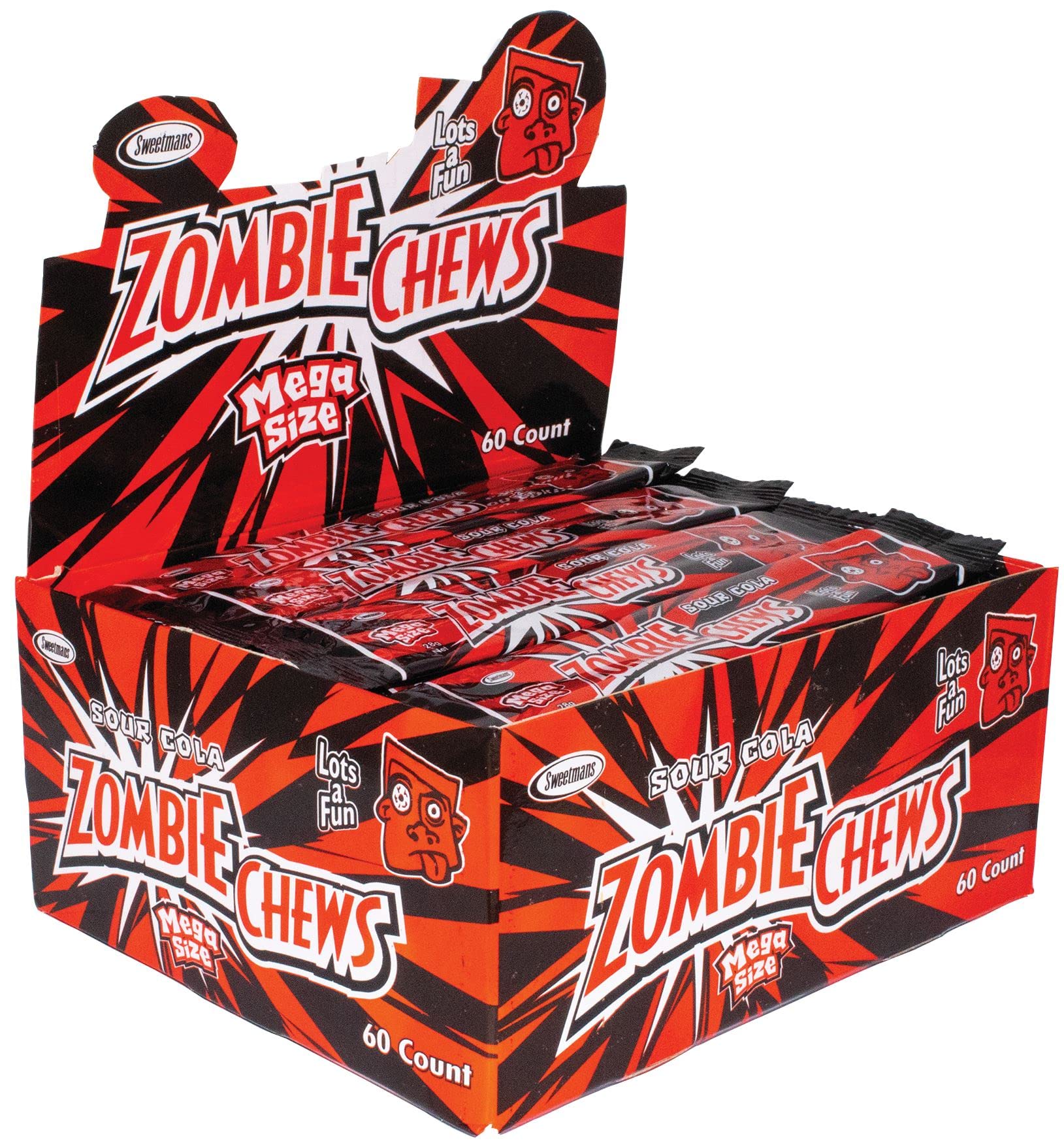 Zombie Chews Cola Flavour 28g x 72 : Amazon.com.au: Pantry Food & Drinks