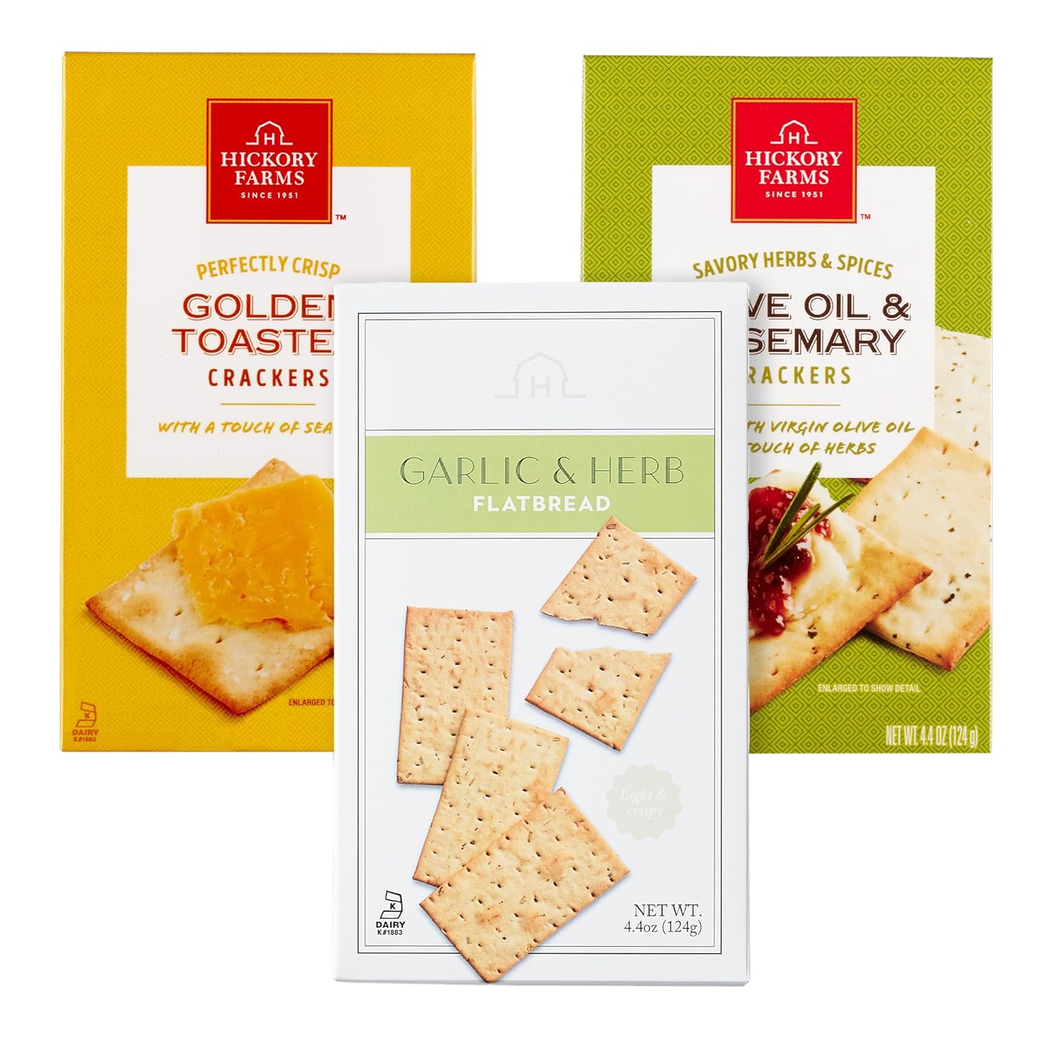 Amazon.com: Hickory Farms Gourmet Cracker Variety - 3 Pack ...