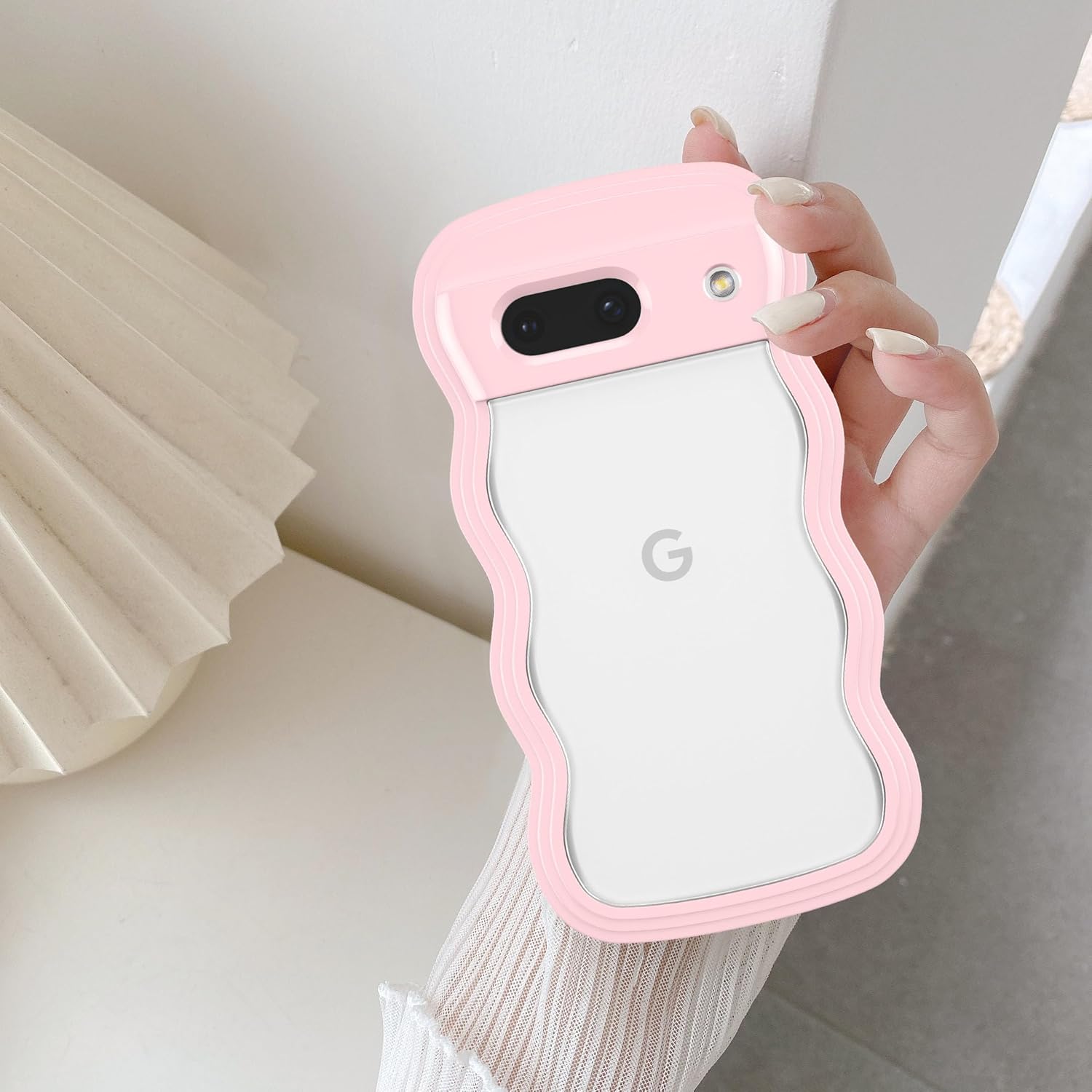Amazon.com: QLTYPRI Compatible with Google Pixel 9a Case, Cute Curly ...