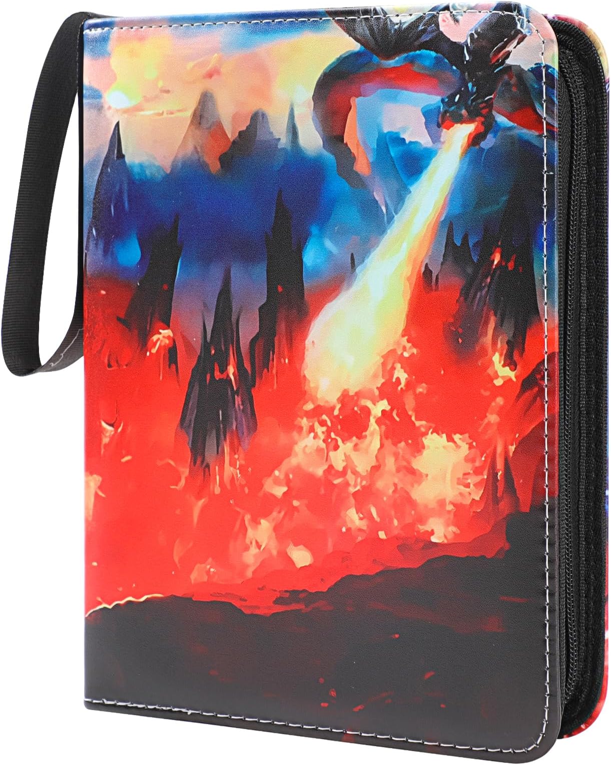 Trading Card Binder Holder 4 Pockets, Trading Card Album Folder Fits ...