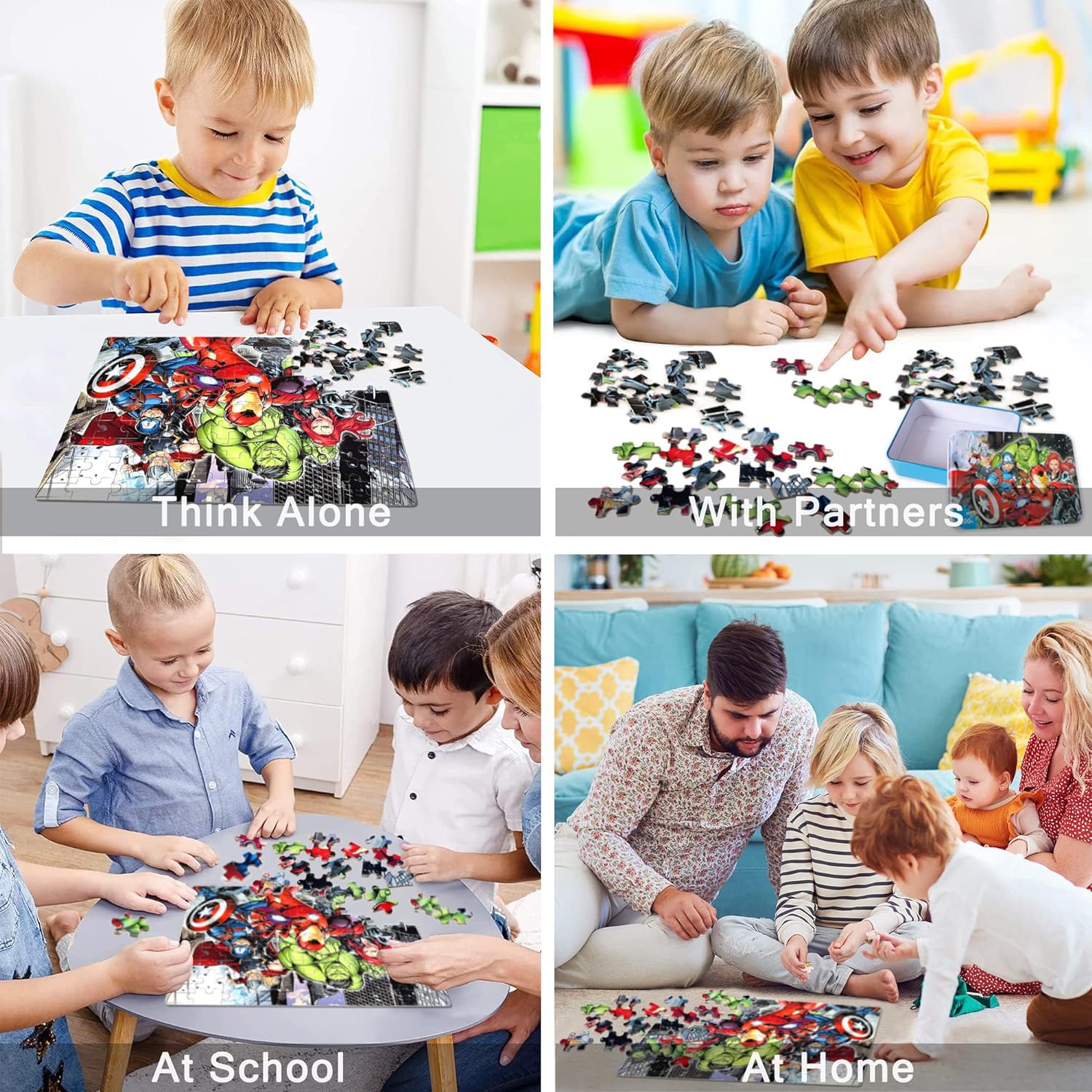 Snapklik.com : Puzzles For Kids Ages 4-8,100 Piece Puzzles For Kids In ...