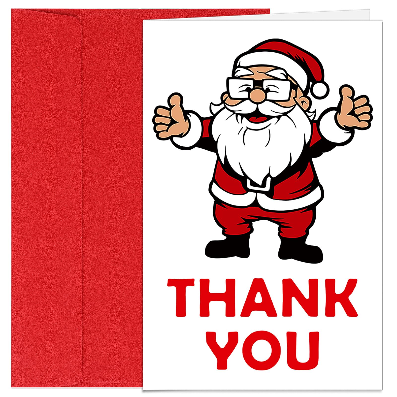 Amazon.com : Motiskyy 25 Sets Employee Christmas Cards Holiday Thank ...