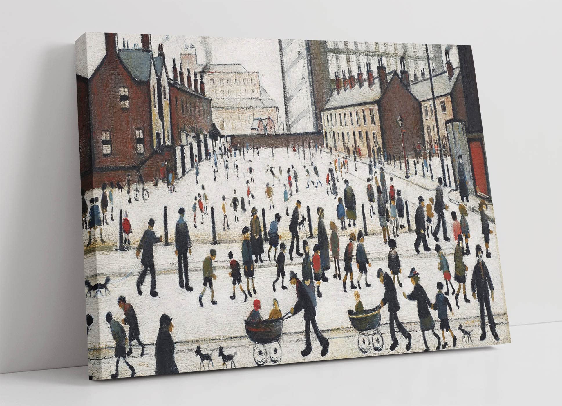 Winter in Pendlebury CANVAS WALL ART PRINT PICTURE PAINTING Ls Lowry ...