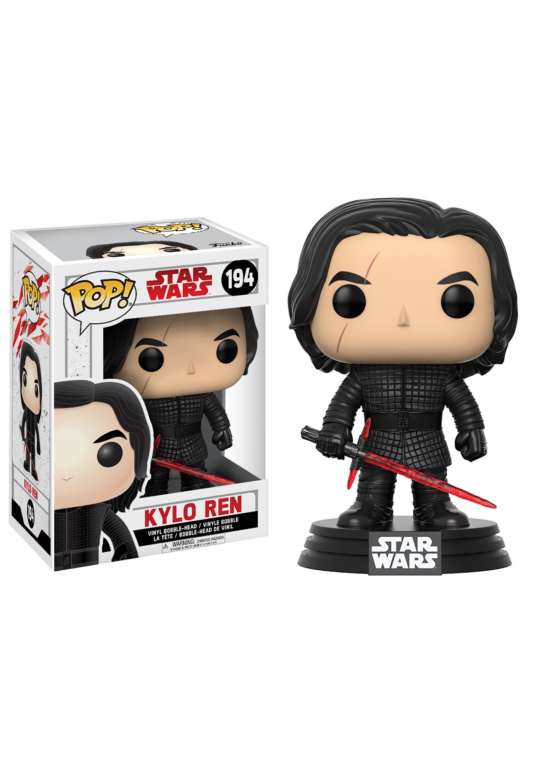 Amazon.com: Funko Star Wars Episode 8 The Last Jedi-Pop 12 8 Toy : Toys ...