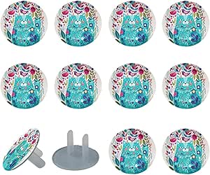 Amazon.com: 24 Packs Electric Outlet Socket Plug Covers, 2-Prong Child ...
