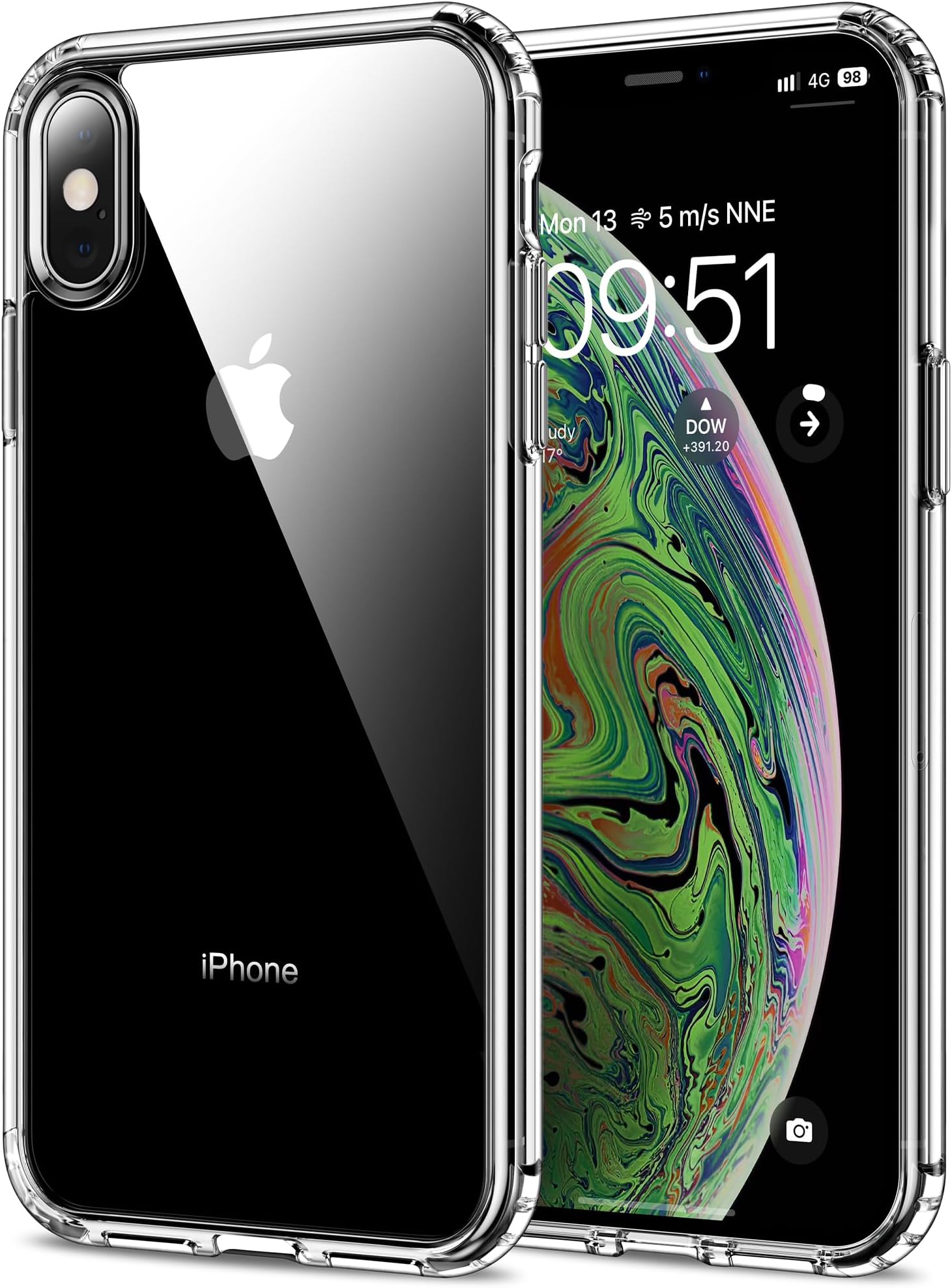 Amazon.com: HOOMIL for iPhone Xs Max Case Clear [Anti-Yellowing] Anti ...