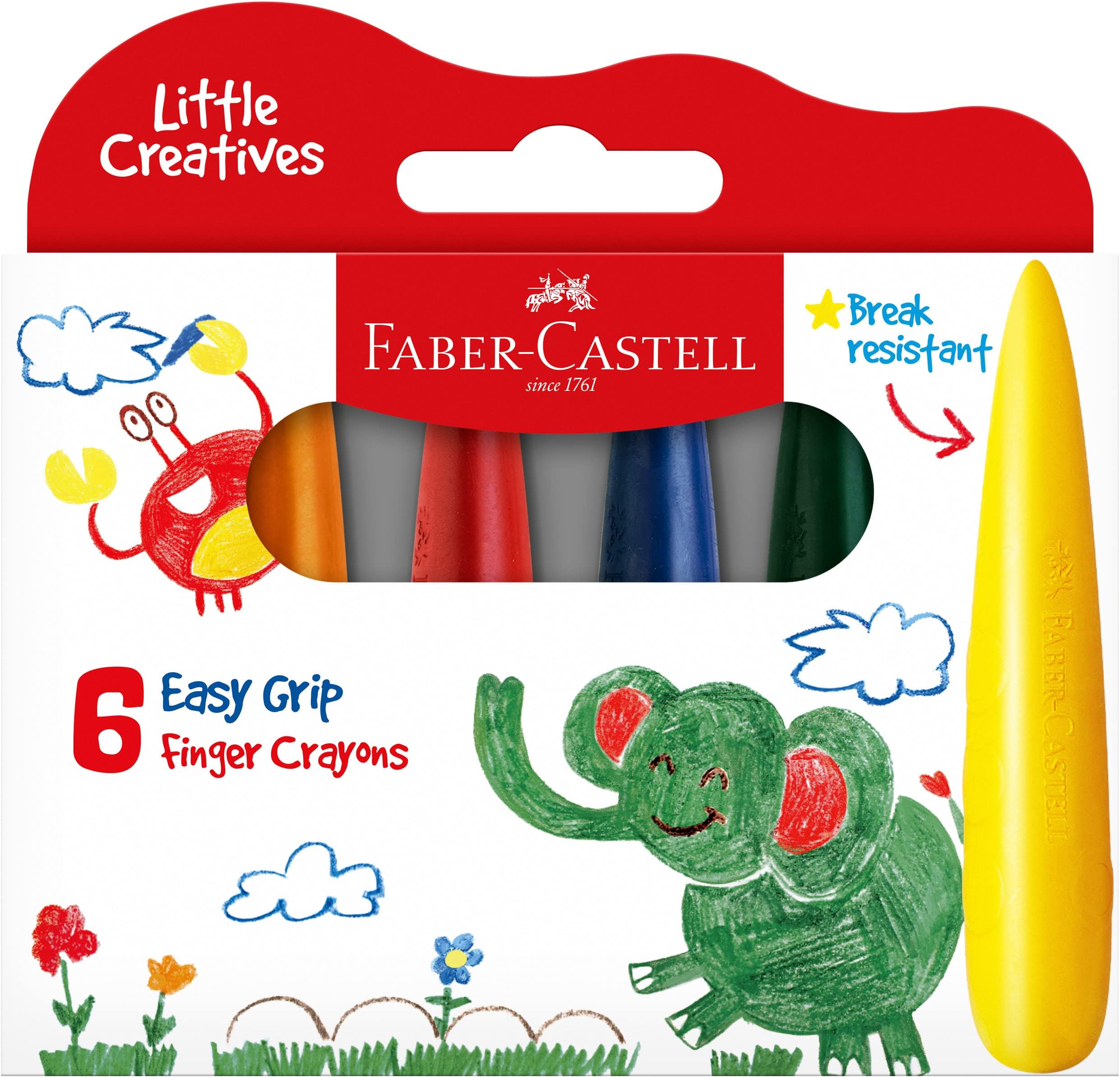 Crayola; My First Crayola; Palm-Grip Crayons; Art Tools; 6 Count ...