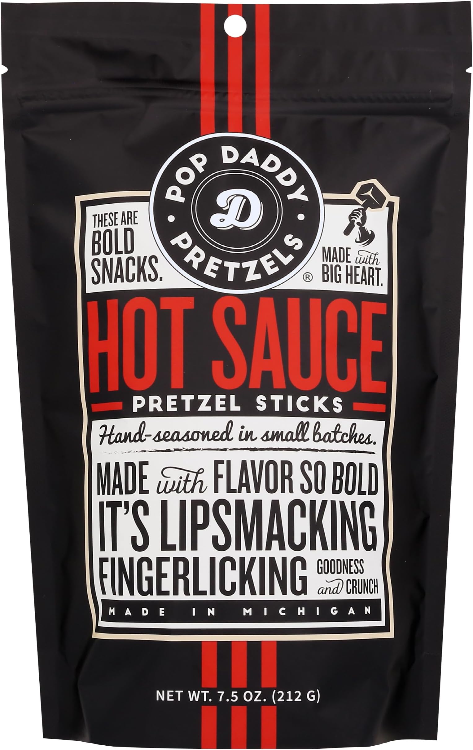Amazon.com: Pop Daddy Seasoned Pretzels - Garlic Parmesan 3 Pack