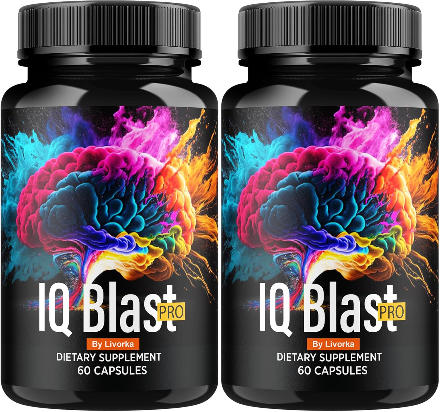 Amazon.com: (2 Pack) IQ Blast Pro Capsules - Official IQ Blast Pro Advanced Supplement Pills, IQ ...