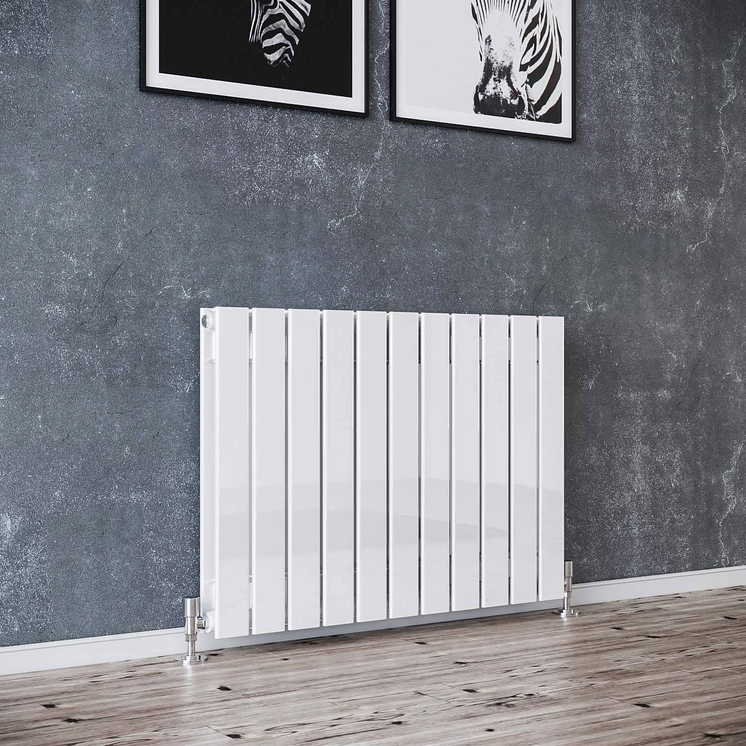 Milano Compact - Modern White Type 22 Central Heating Horizontal Double ...