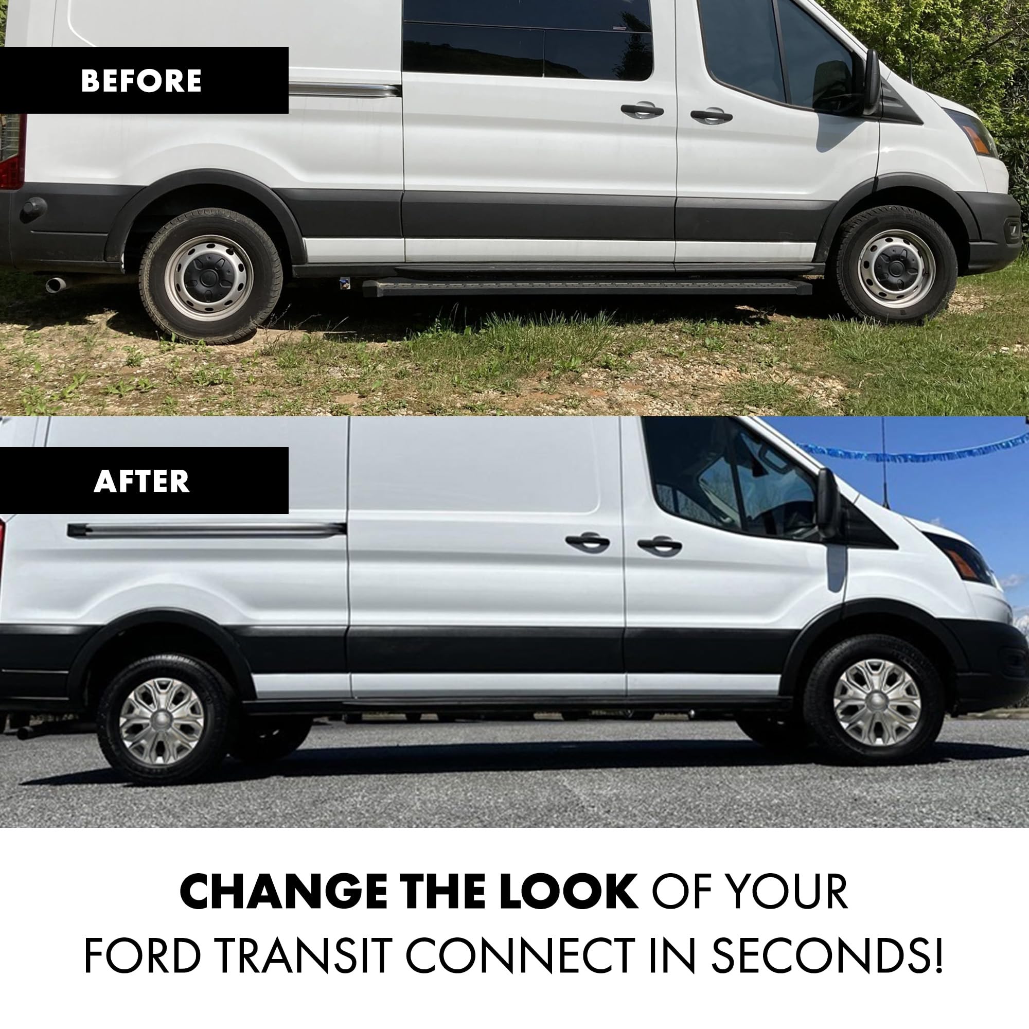 Snapklik.com : Mayde 16-Inch Hubcaps Fits 2015-2023 Ford Transit ...