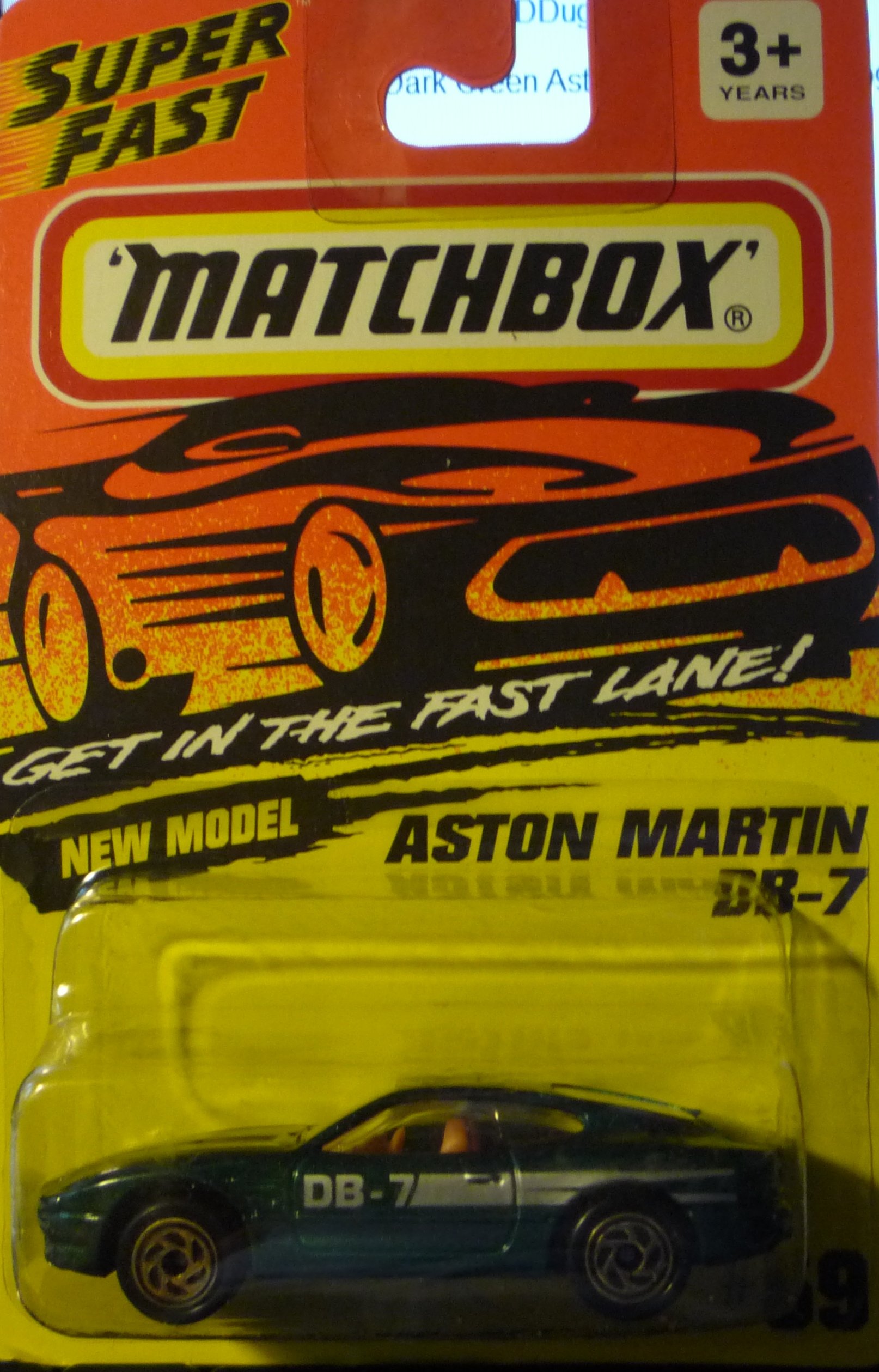 Amazon.com: matchbox dark green aston martin db-7 59 1993 : Toys & Games
