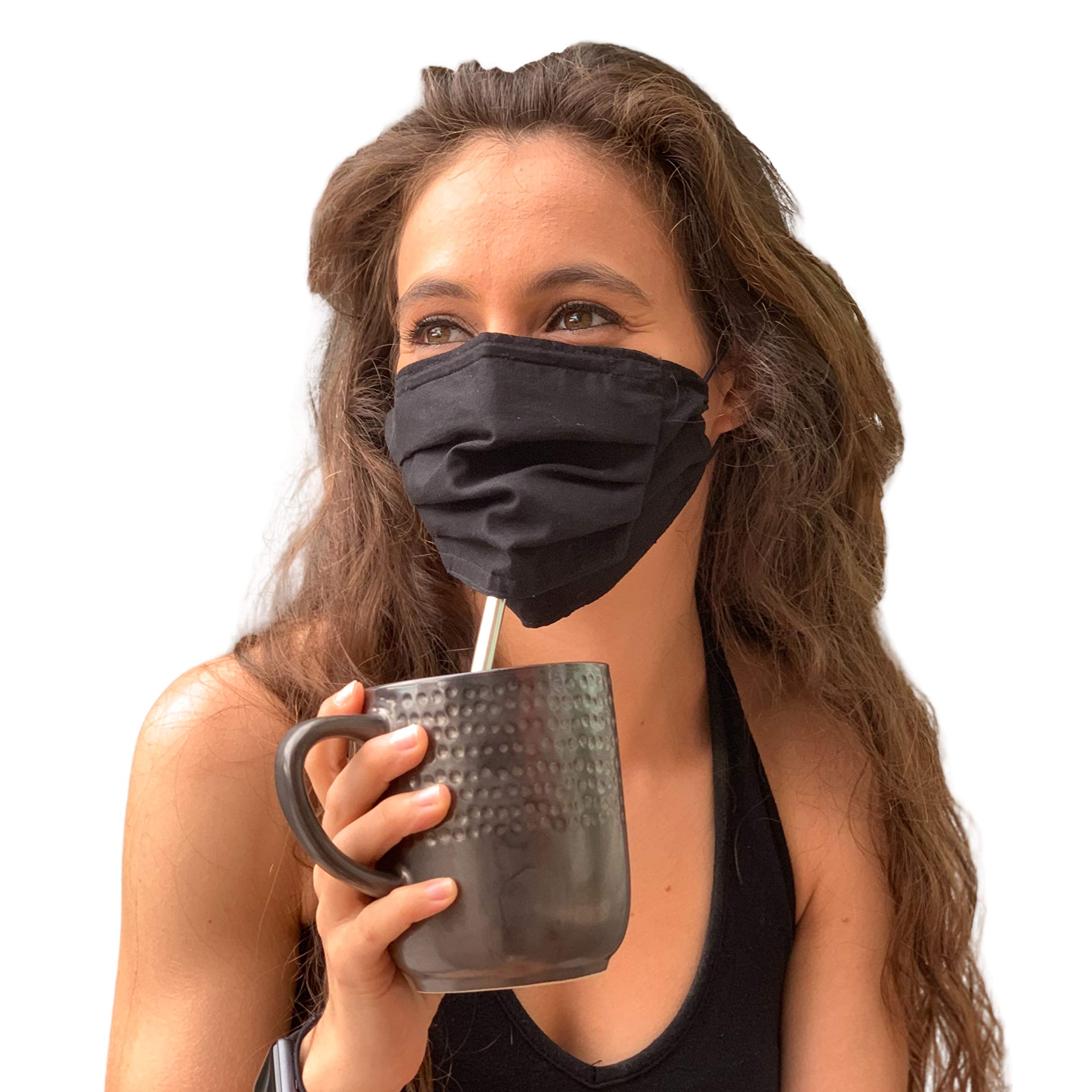 Amazon.com: Redee Mask - Safe-Drinking Face Mask with No Exposure, Made ...
