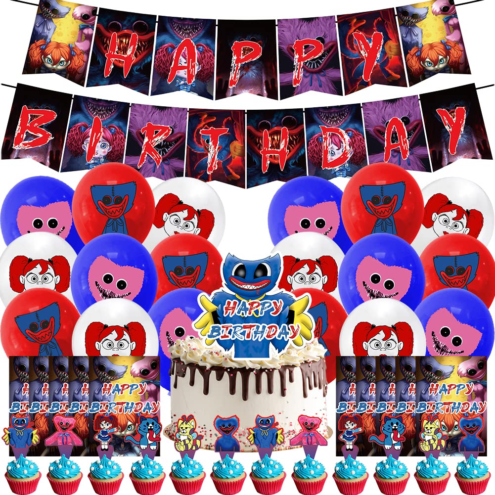 Buy BESTZY Poppy Playtime Party Decorations, 43 pcs Poppy Playtime ...