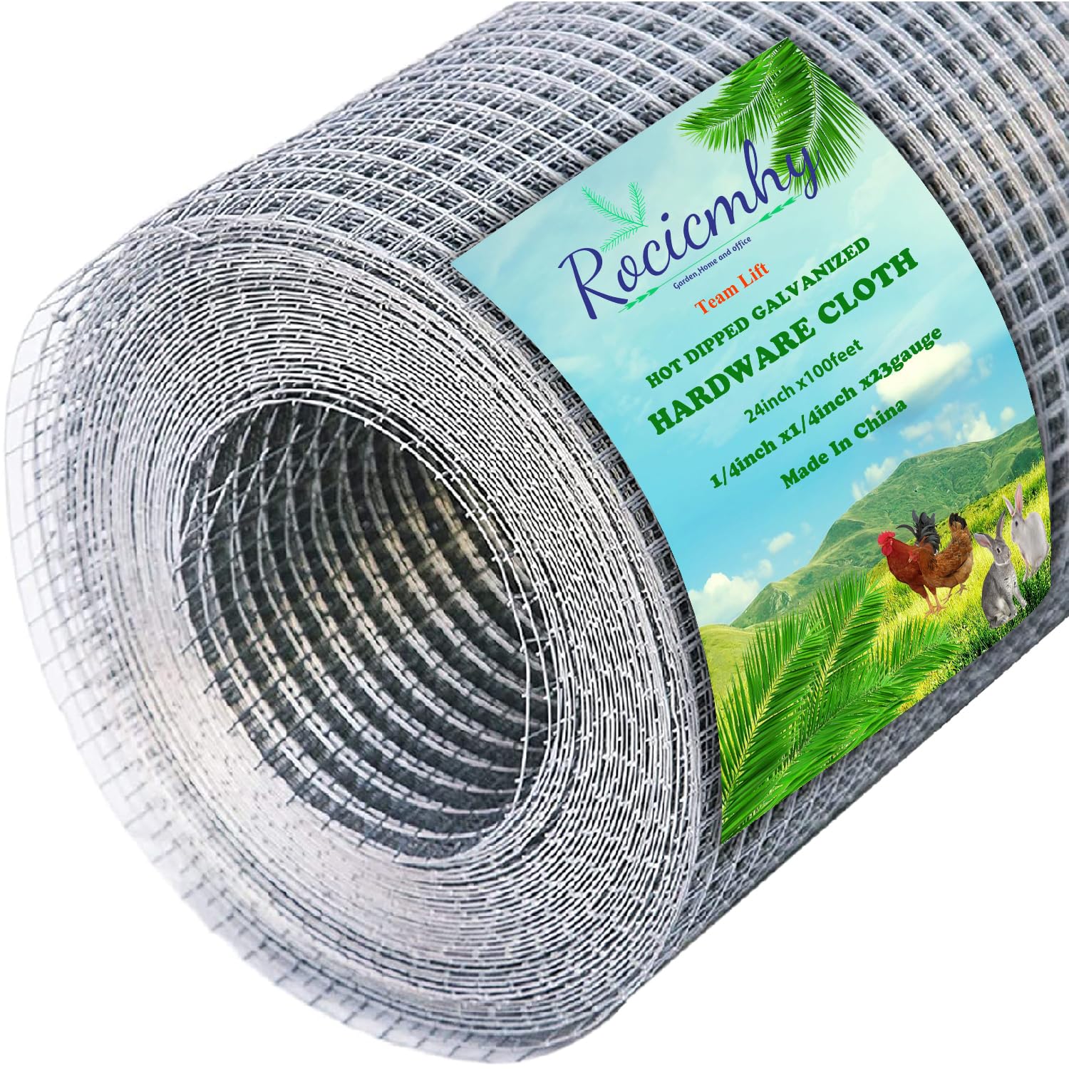 Snapklik.com : Rocicmhy Hardware Cloth 1/4 Inch 24x100 Ft 23 Gauge Hot ...