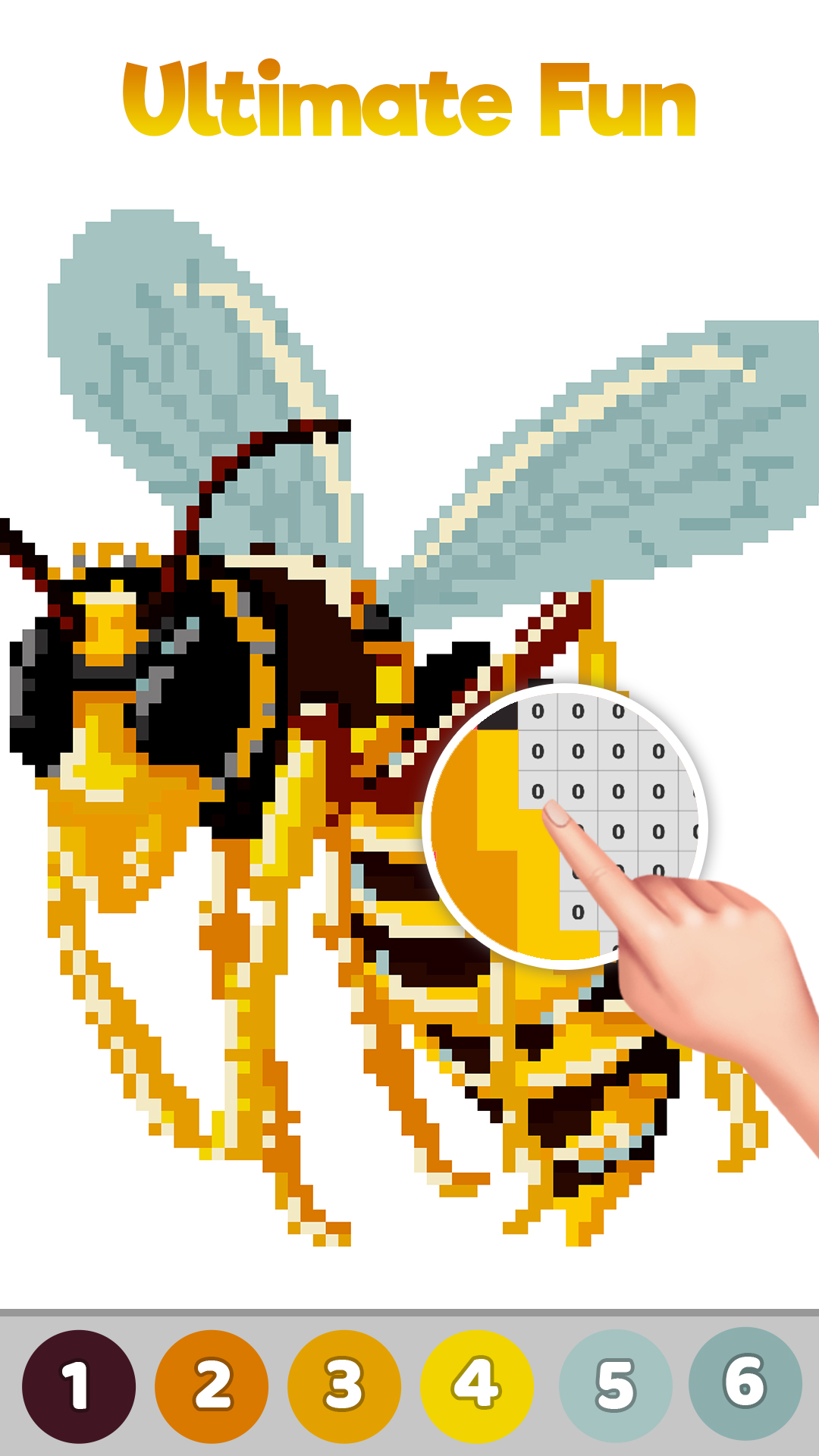 Insects Color By Number - Pixel Art Coloring Book - App on Amazon Appstore