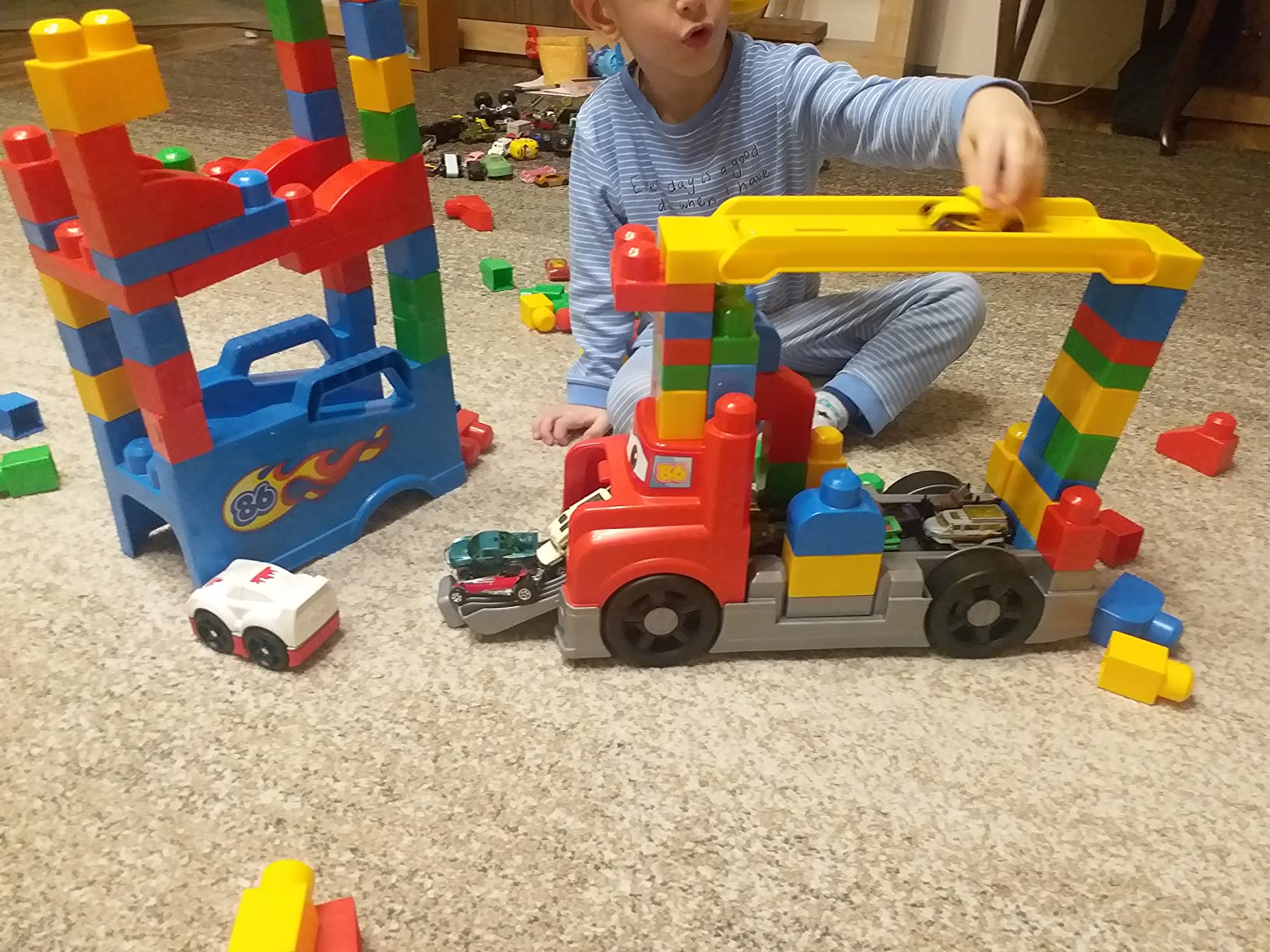 $7/mo - Finance MEGA BLOKS Fisher-Price Toddler Building Blocks Toy Car ...