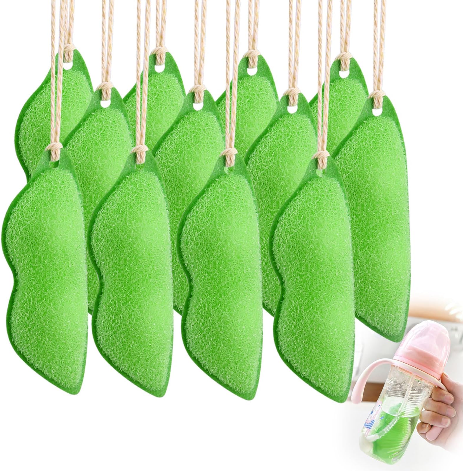 Amazon.com: Multipurpose Bean Shaped Sponge Set - 3 Pack Heat Resistant ...