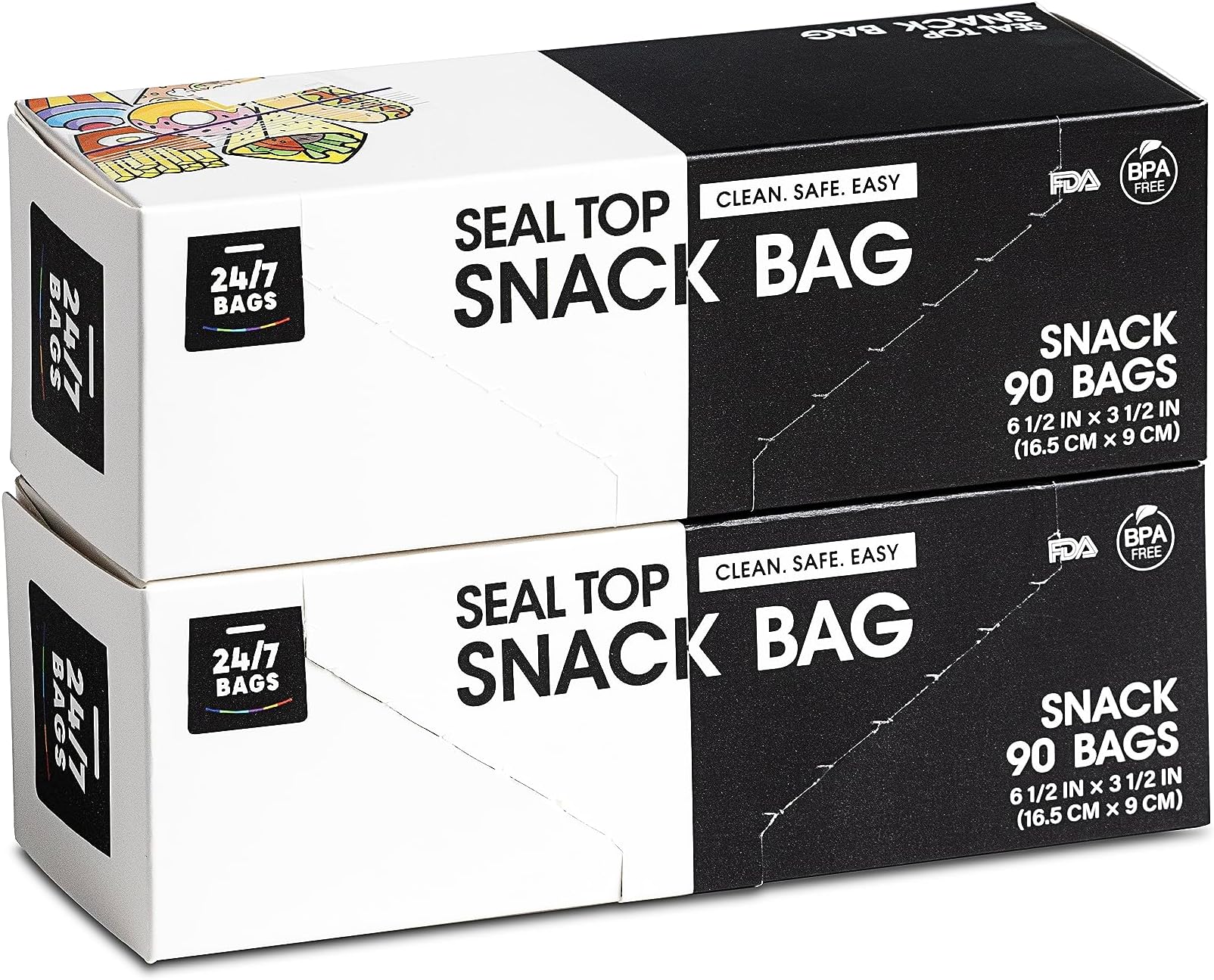 Amazon.com: Ziploc Snack Bags, Value Pack, 100-pack : Health & Household