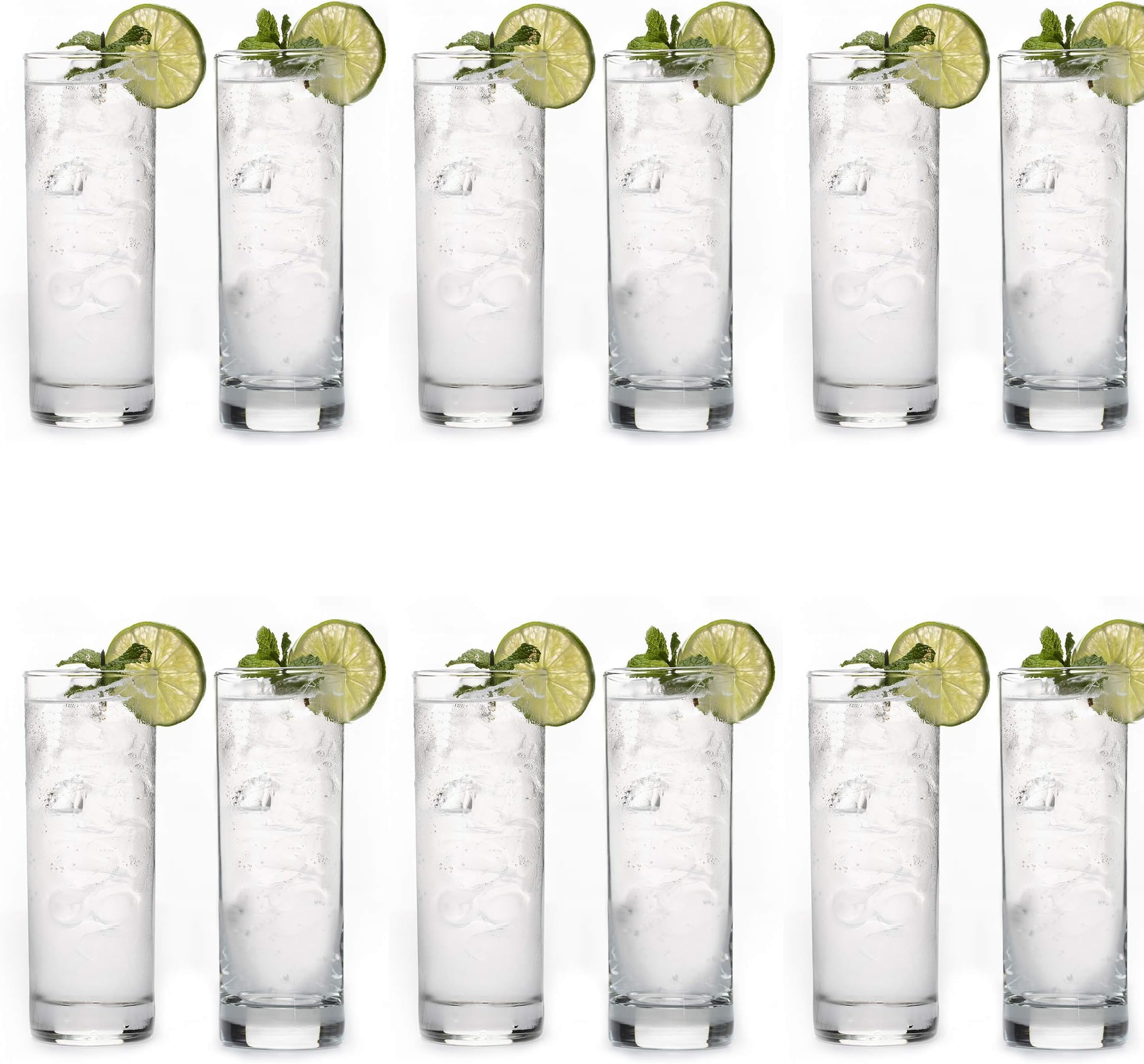 Amazon.com | LEMONSODA Tom Collins Glasses (Premium Tom Collins 12oz ...