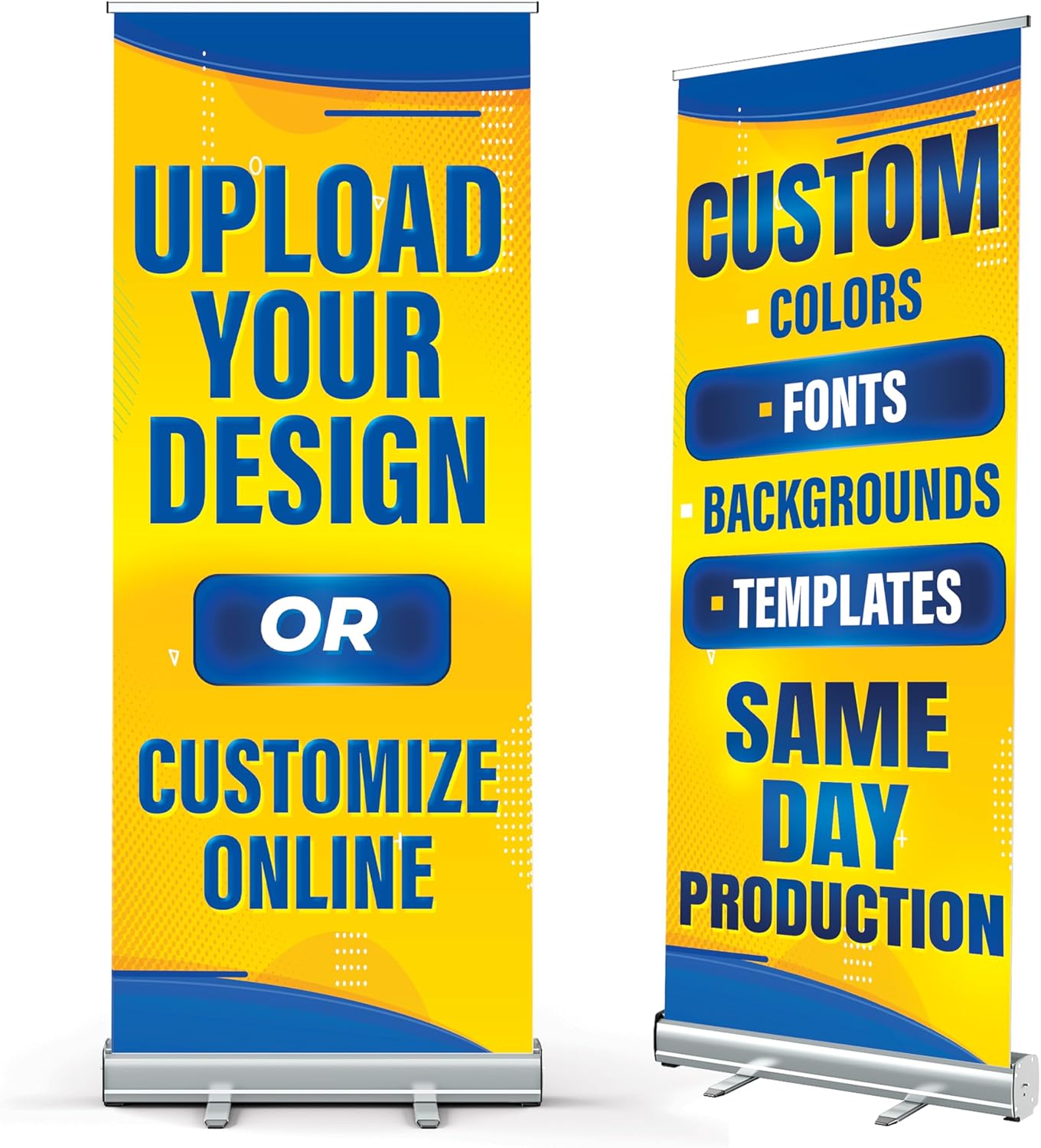 Amazon.com : DOT4DOT Custom Retractable Banner or X-Stand - Portable ...