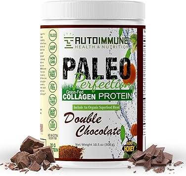 Amazon.com: Paleo Perfection Double Chocolate Grass Fed Beef Collagen ...