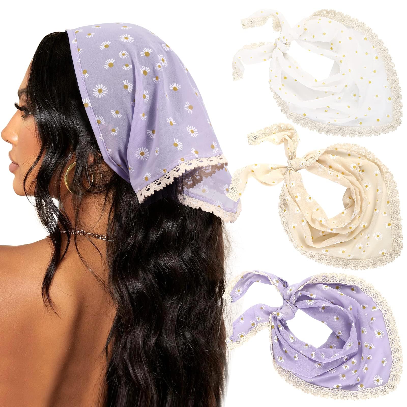 Purple Head Bandana
