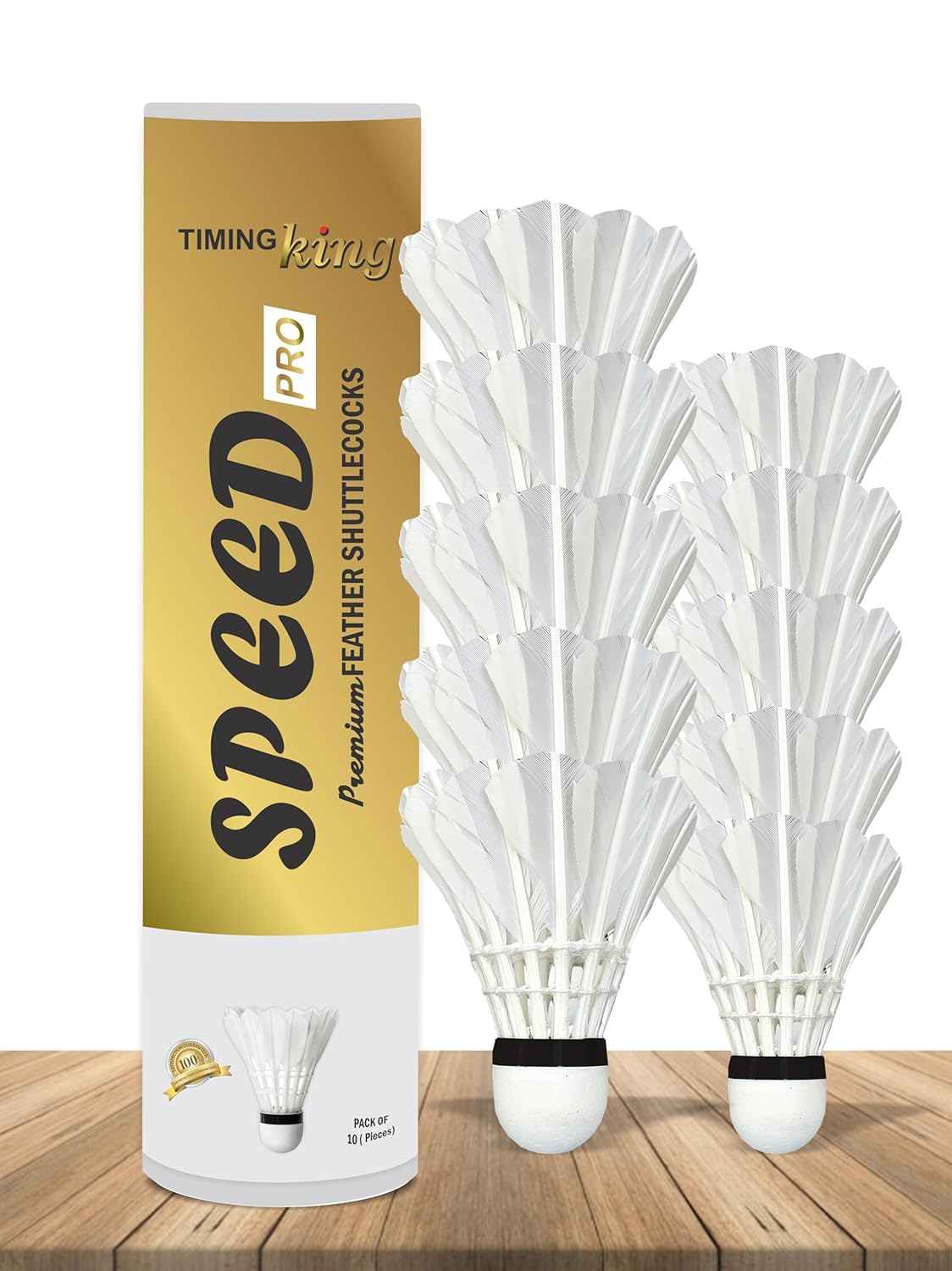 Buy TIMINGKING Premium Badminton Shuttlecock Set with Durable Shuttle ...