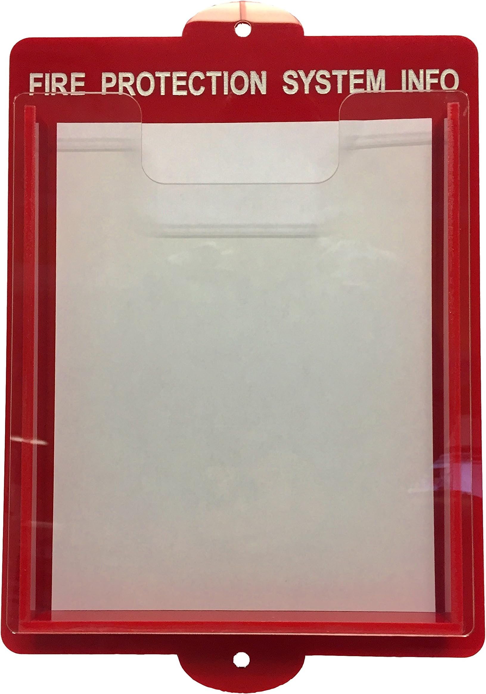 Island Visuals Fire System/Alarm Documents Box - 14" x 11" Acrylic Fire ...