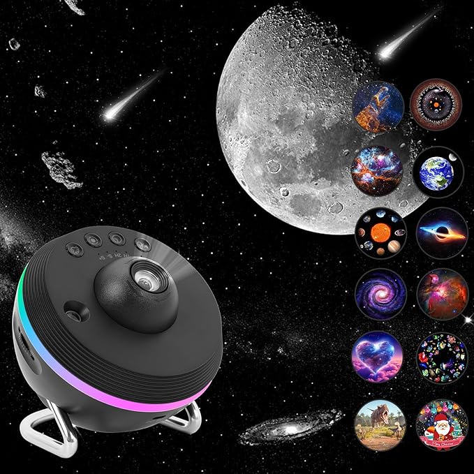 Galaxy Projector 13 in 1 Planetarium Star Projector with Moon, Earth ...