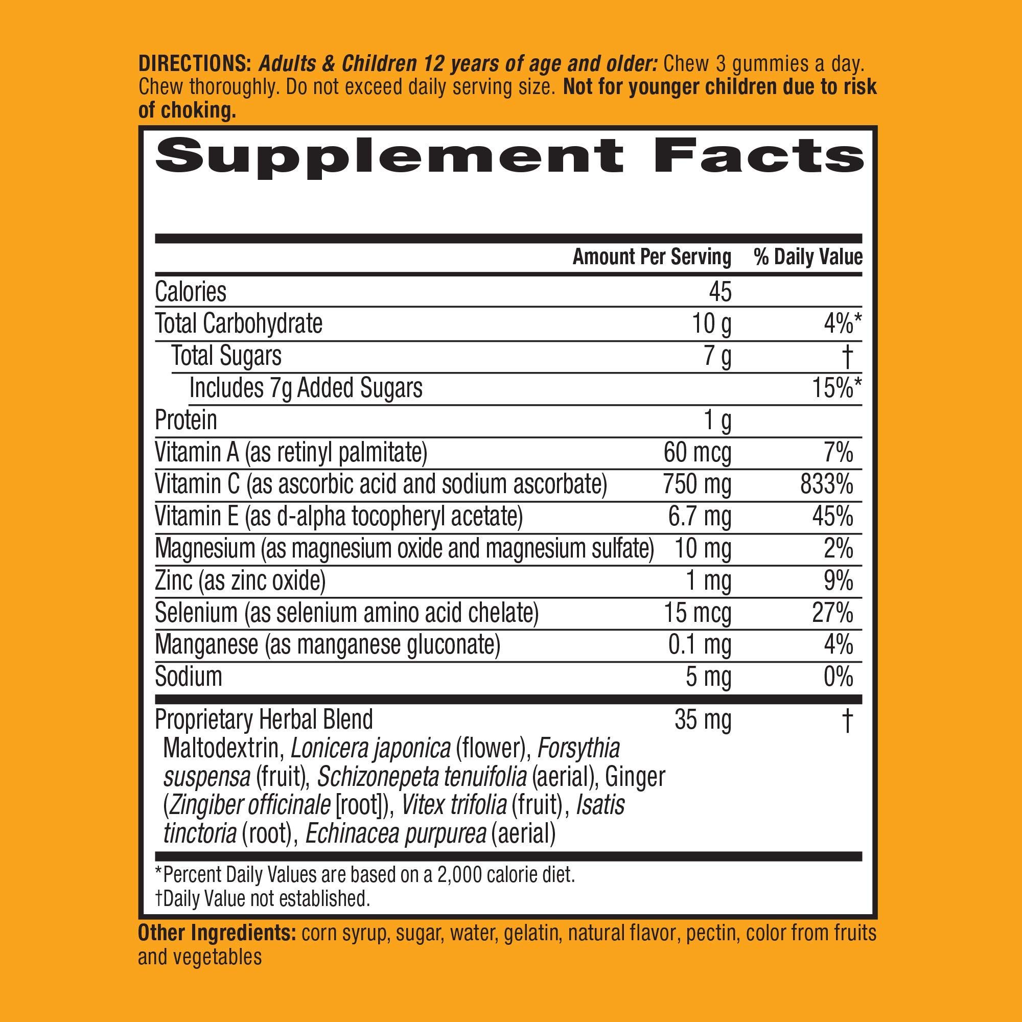 Airborne Medicine Ingredients