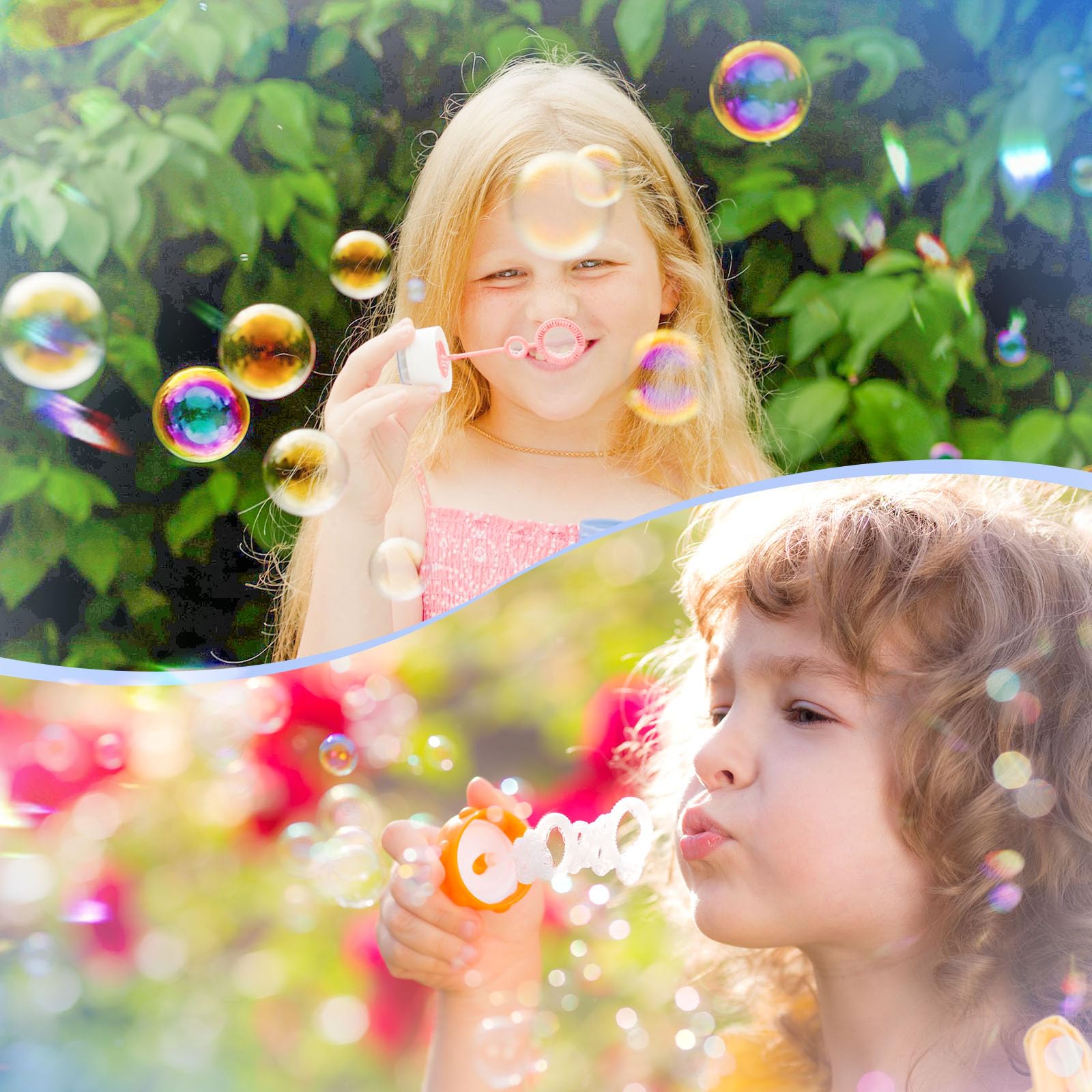 Snapklik.com : Halloscume 100 Pcs 10 Ml Bubble Refill Solution Bubble Concentrate Bubble Gun ...